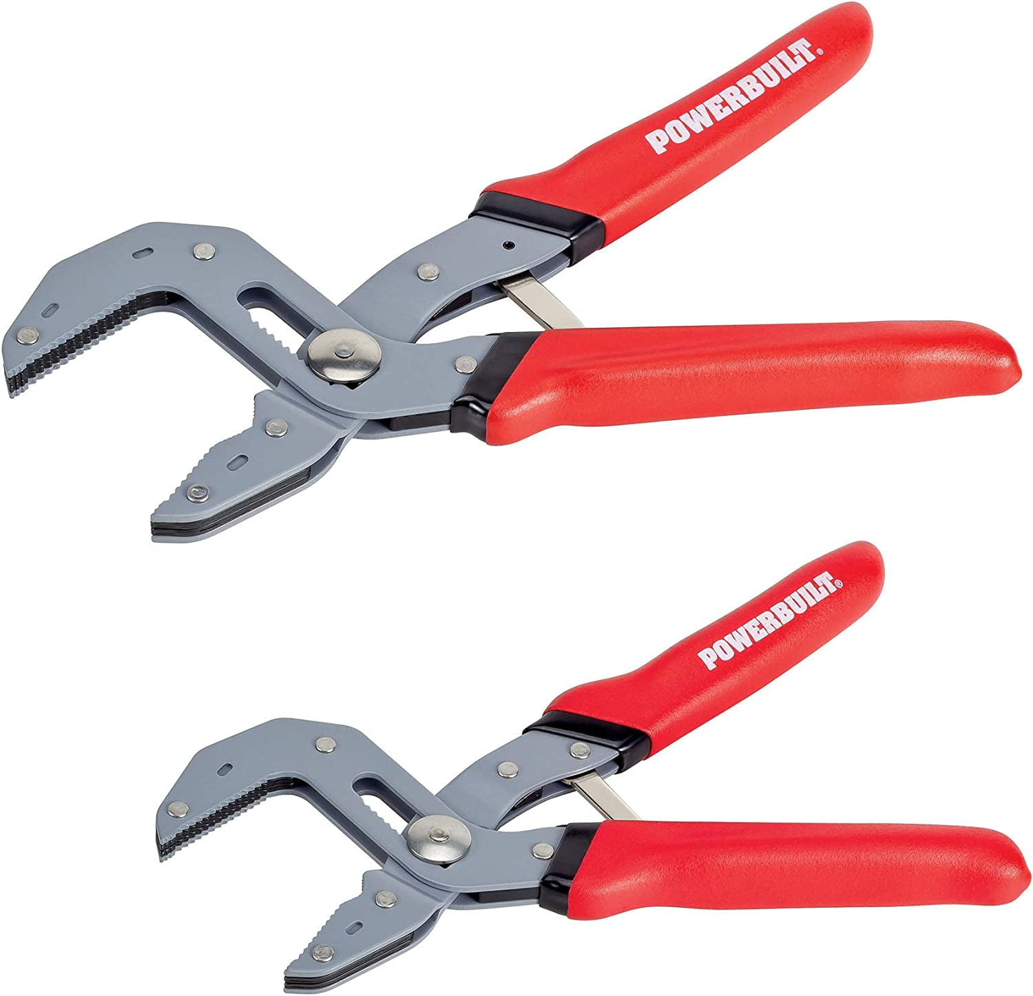 Powerbuilt 2 Piece Self-Adjusting Pliers Set with Power Grip Handle ...