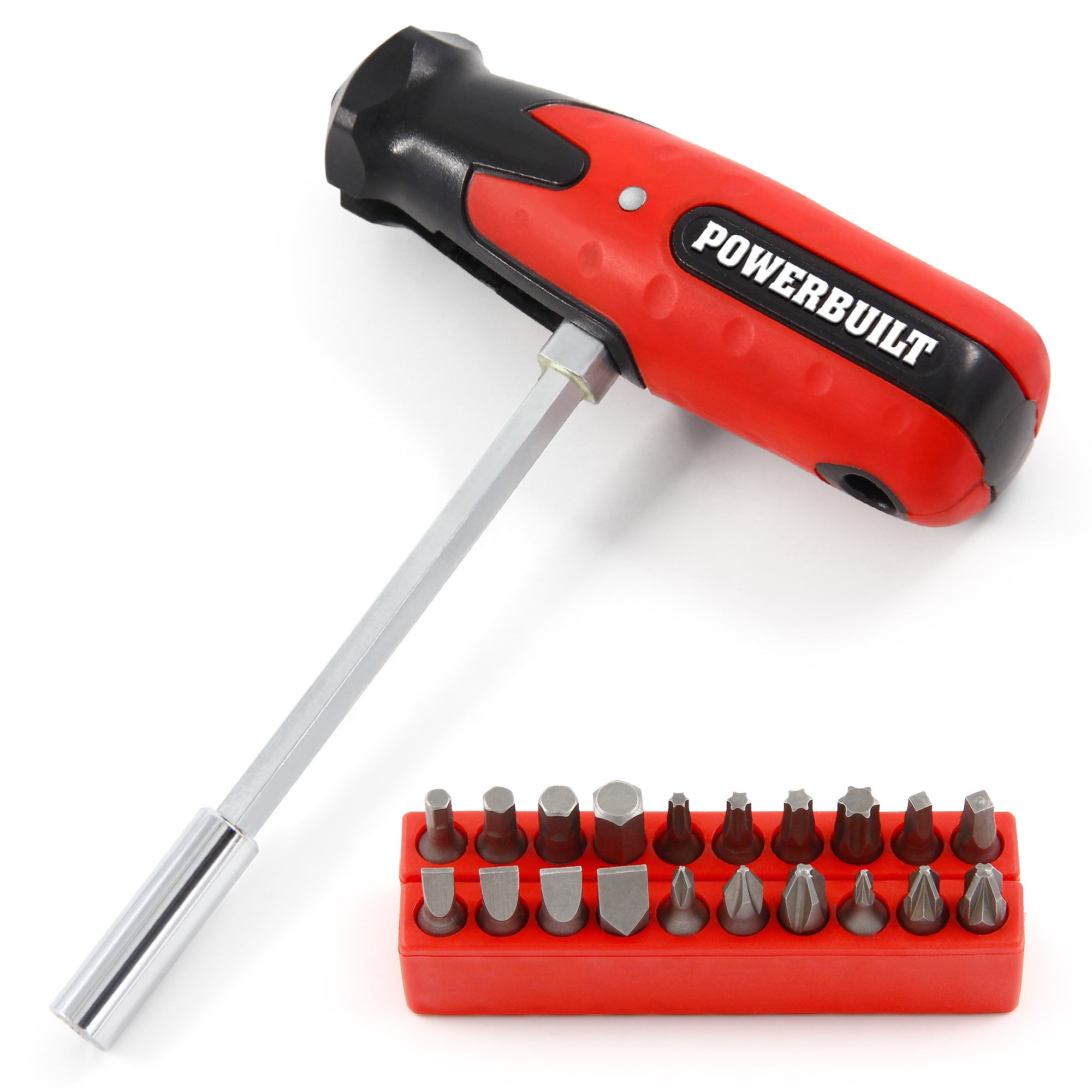 Powerbuilt 21 Pc. T-Handle Bit Driver Set, 3X Torque, 941161 - Walmart.com