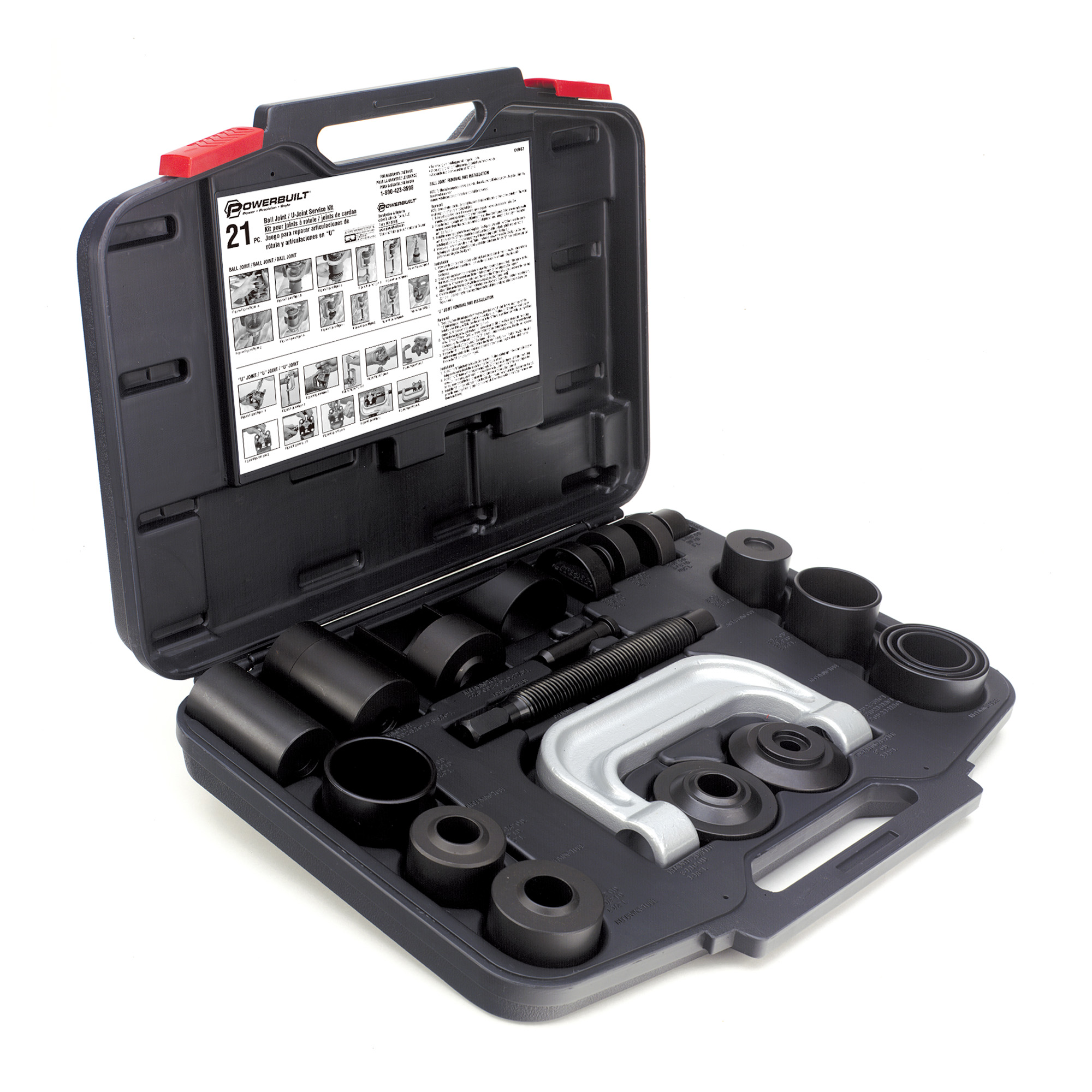 Powerbuilt 21 Piece Ball Joint and U-Joint Service Set - 648602 ...