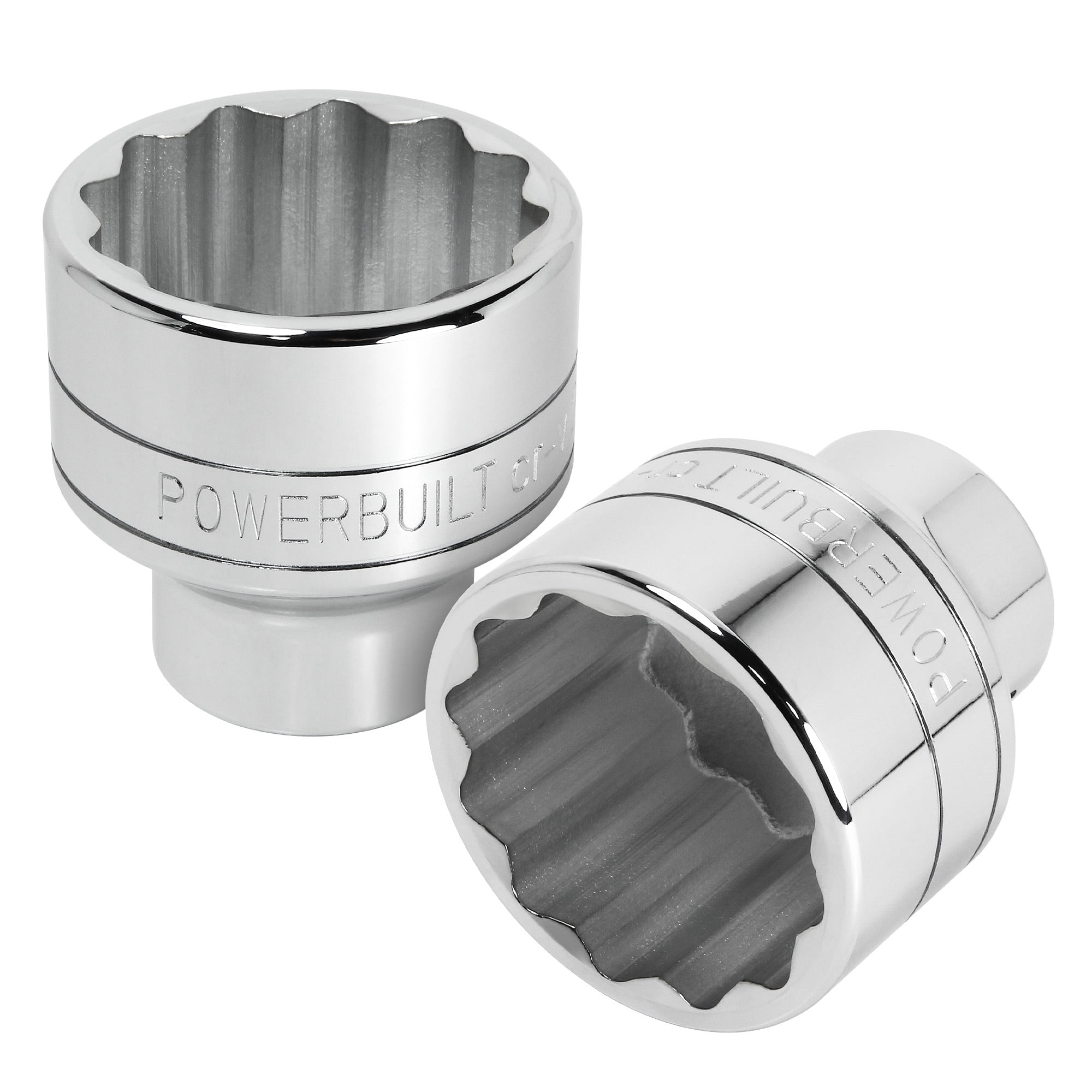 Powerbuilt 3/4 Inch Drive x 2-1/4 Inch 12 Point Shallow Socket - 643222 ...