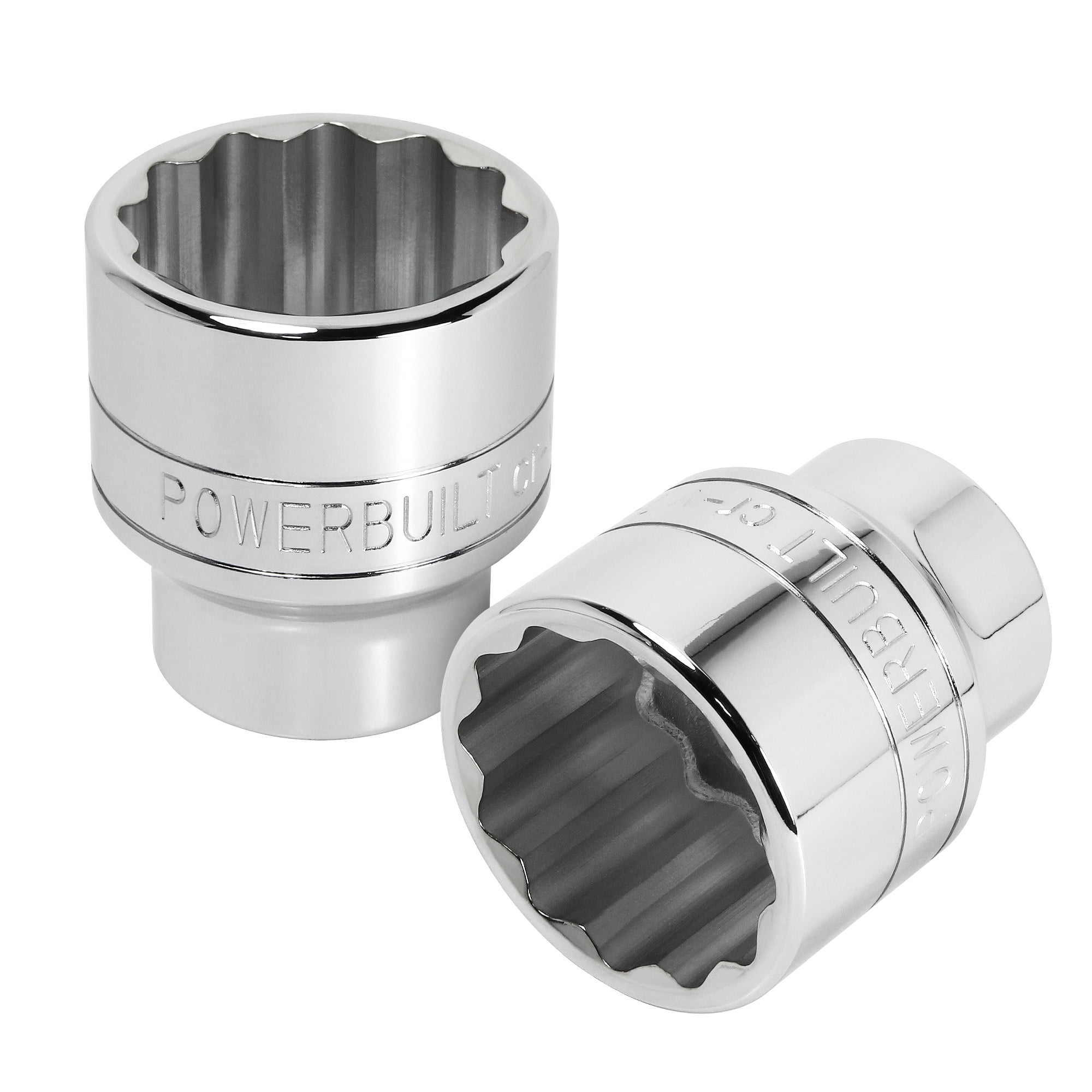 Powerbuilt 3/4 Inch Drive x 46 MM 12 Point Shallow Socket - 643240 ...