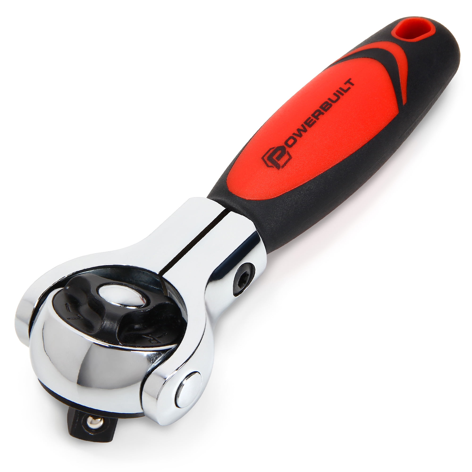 Powerbuilt 3/8 Inch Drive Swivel Head Stubby Ratchet - 940482 - Walmart.com