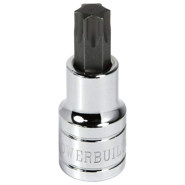 Powerbuilt 3/8 Inch Drive T-55 Torx Bit Socket - 641692 - Walmart.com