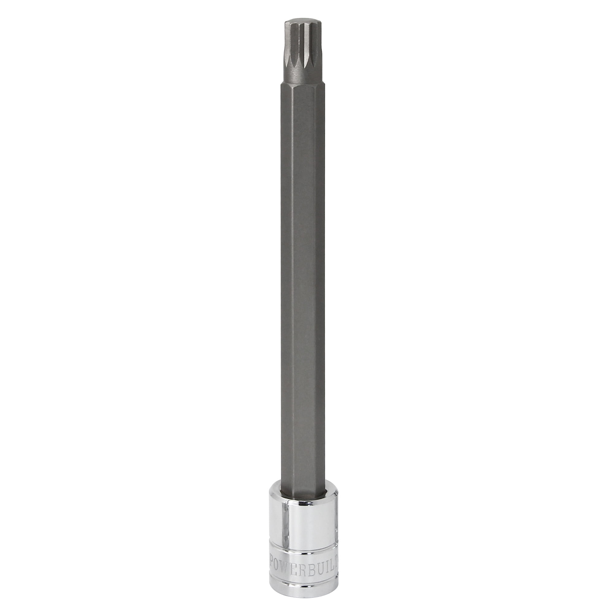 Powerbuilt 3/8 in. Dr. 10mm Triple Square 6 in. Long XZN Socket Bit, 12 ...