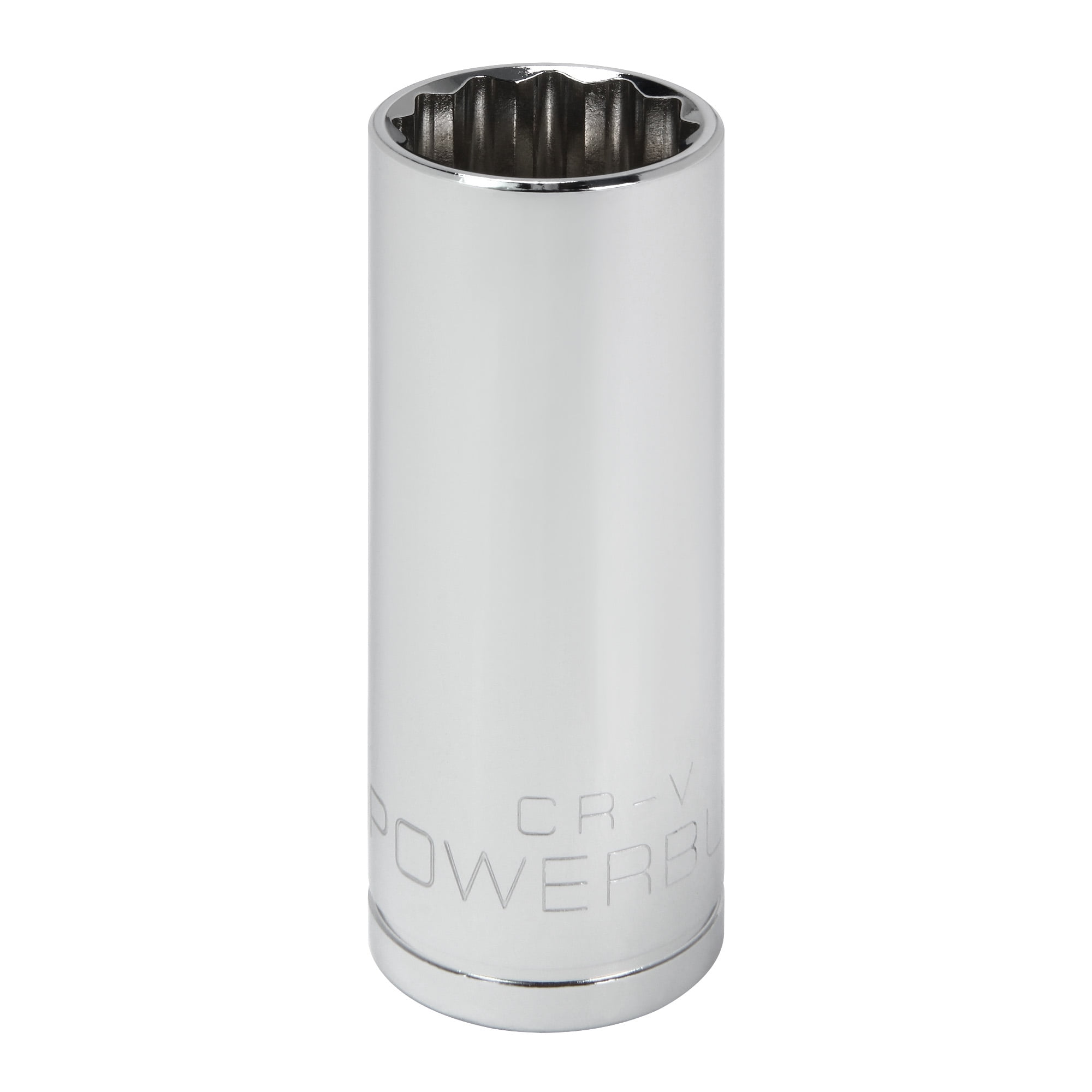 Powerbuilt 3/8 in. Drive x 18mm 12 Point Metric Deep Well Socket ...