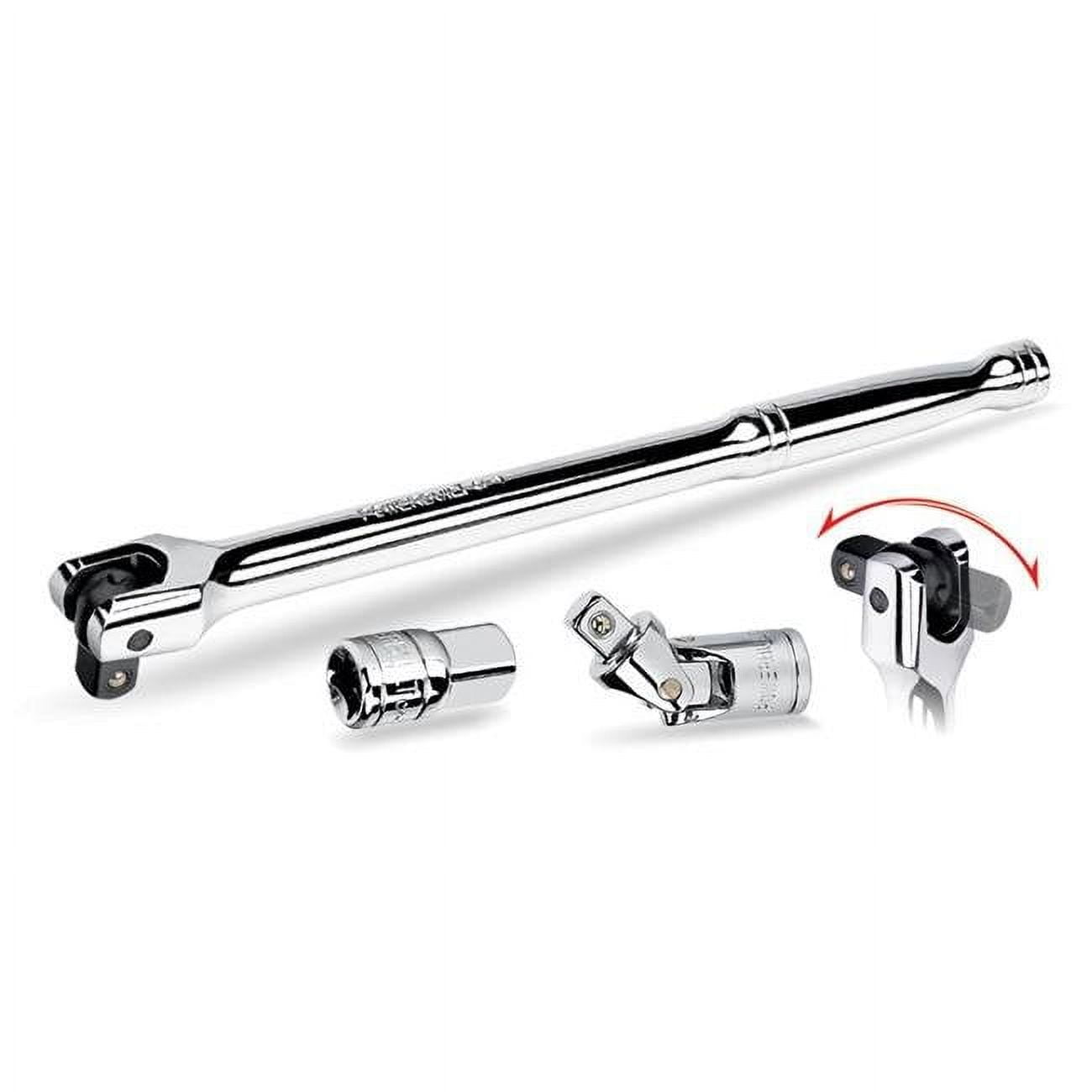 Powerbuilt- 3/8in Drive Breaker Bar with Adapter & U Joint - - Walmart.com