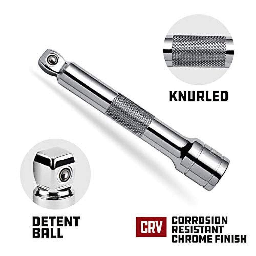 Powerbuilt 3 Piece 1/2 Inch Drive Socket Extension Bar Set with Wobble ...