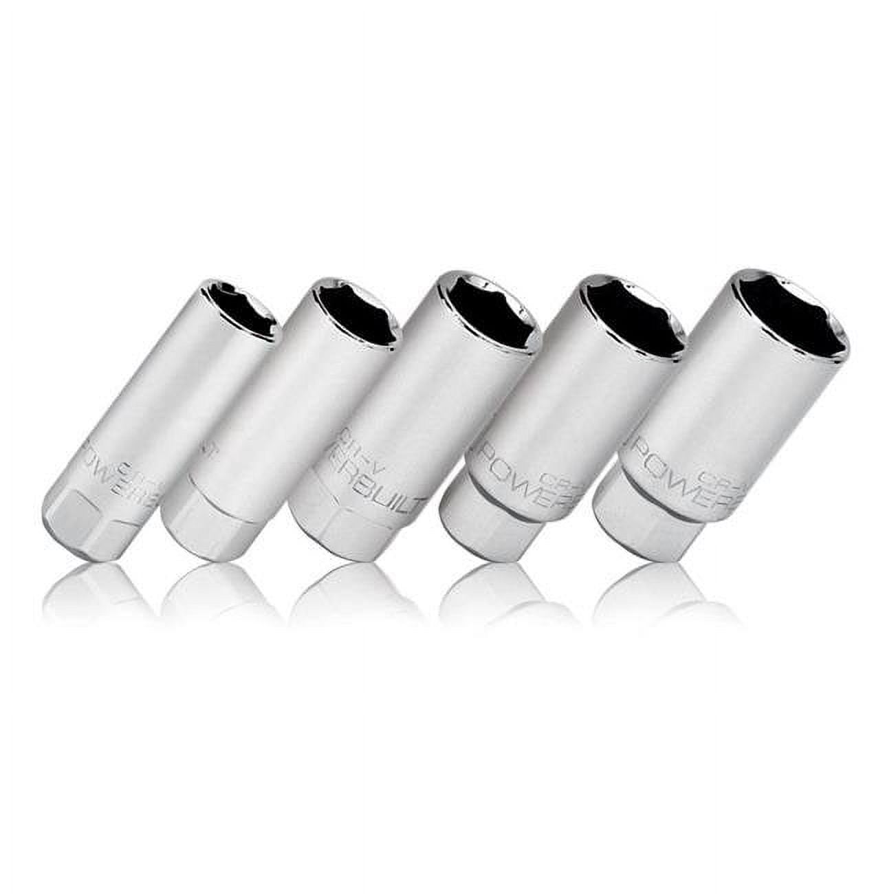 Powerbuilt- 5 pc 3/8in Drive Spark Plug Socket Set - - Walmart.com