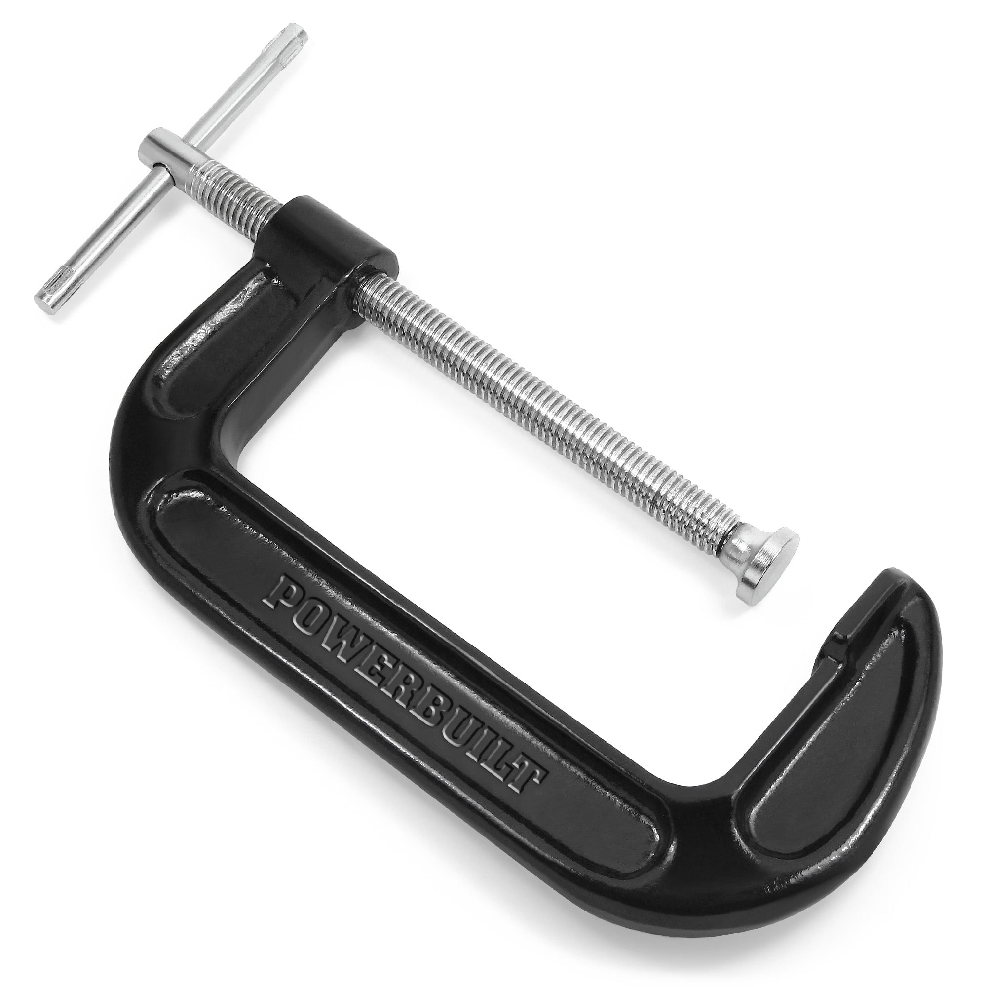 Powerbuilt 6 Inch Malleable Iron C-Clamp - 648641 - Walmart.com