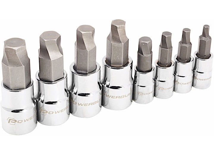 8 PIECE ZEON SAE HEX BIT SOCKET SET - Walmart.com