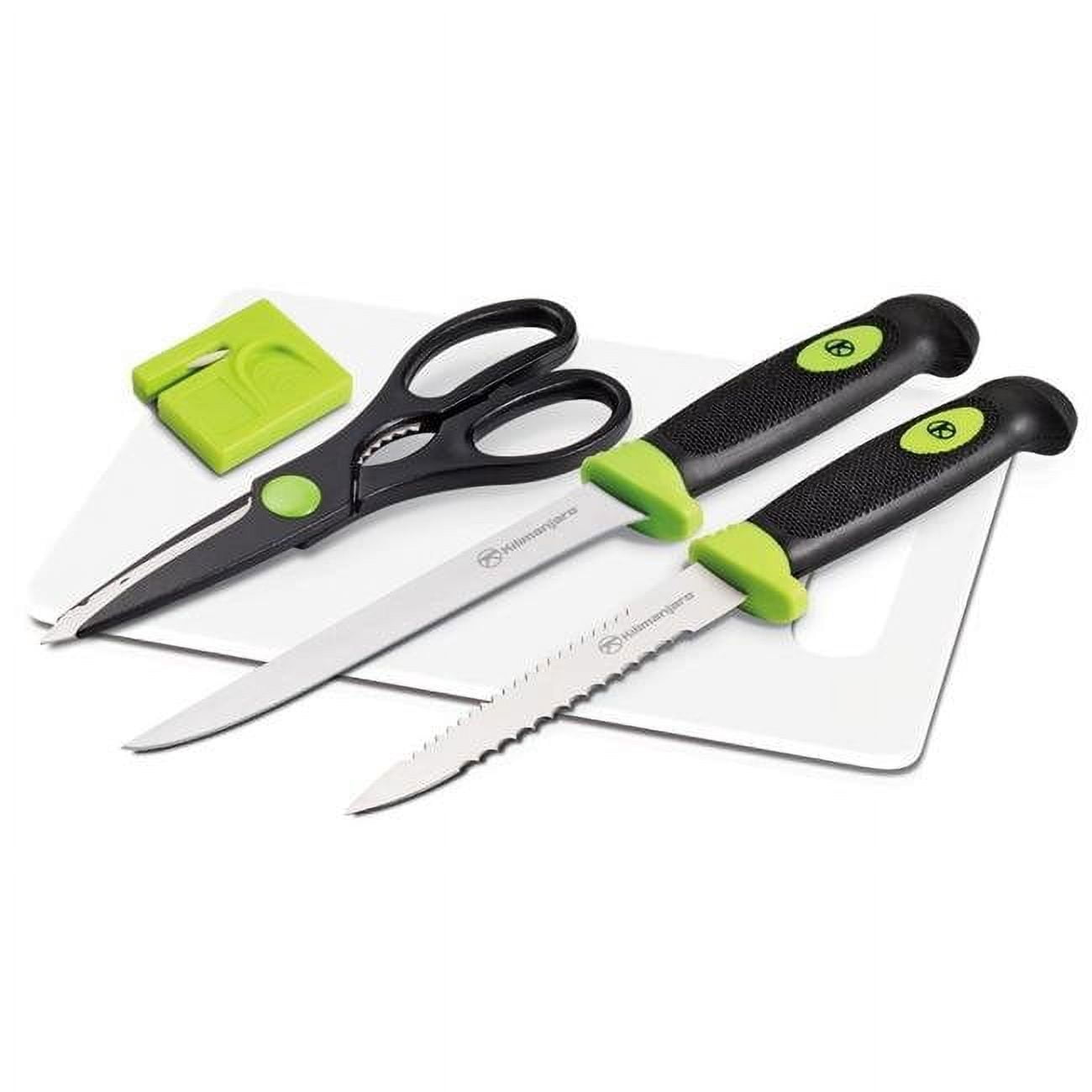 Powerbuilt 910063 Kilimanjaro 5Pc Fishing Knife Set - Walmart.com