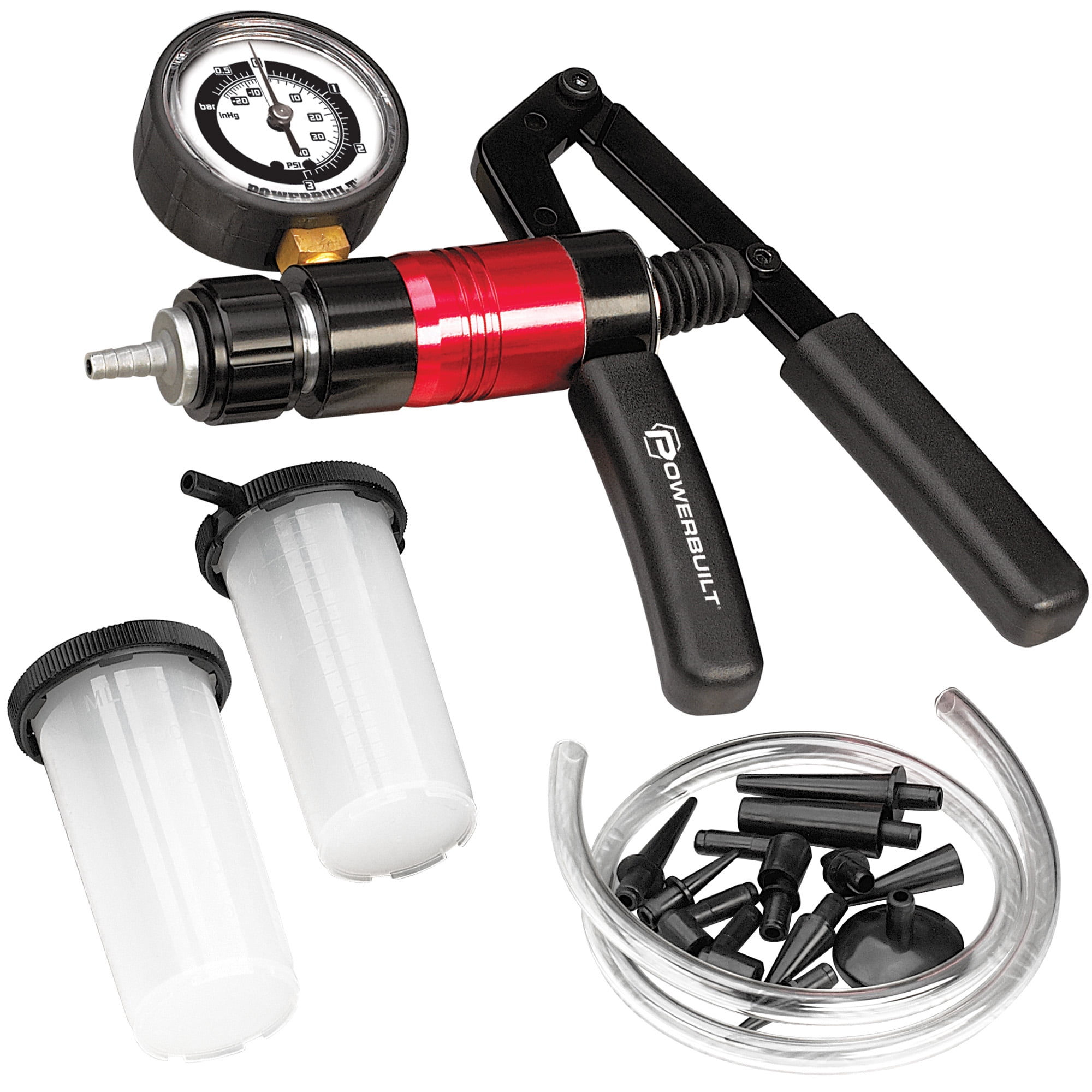 Powerbuilt Automotive Vacuum and Pressure Testing and Bleed Kit ...