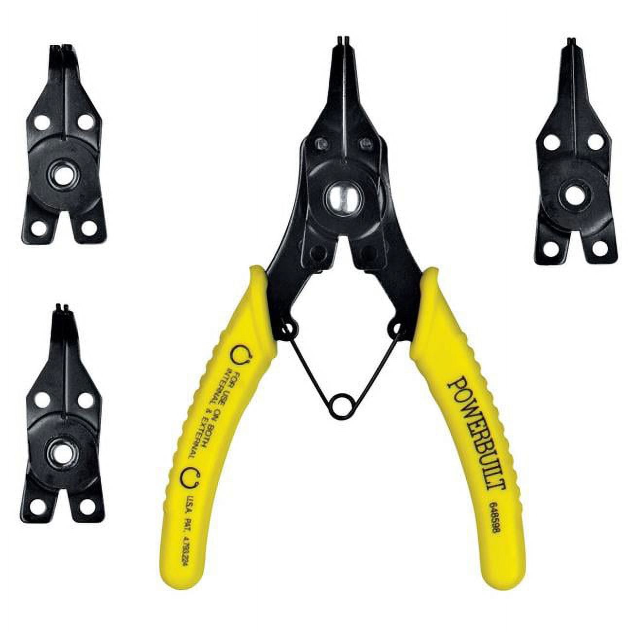 Powerbuilt- Combo Snap Ring Pliers - - Walmart.com