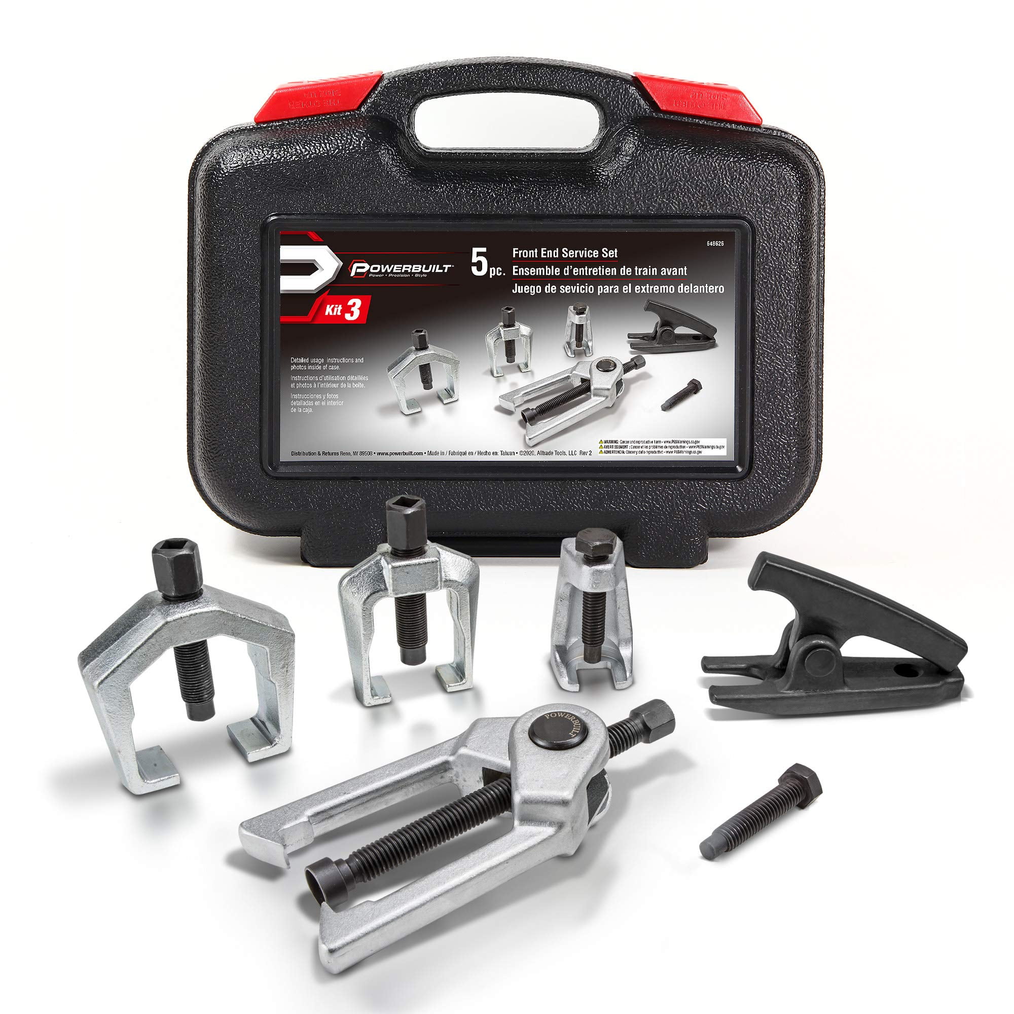Powerbuilt Front End Vehicle Service Kit, Tie Rod End Puller, Car and ...