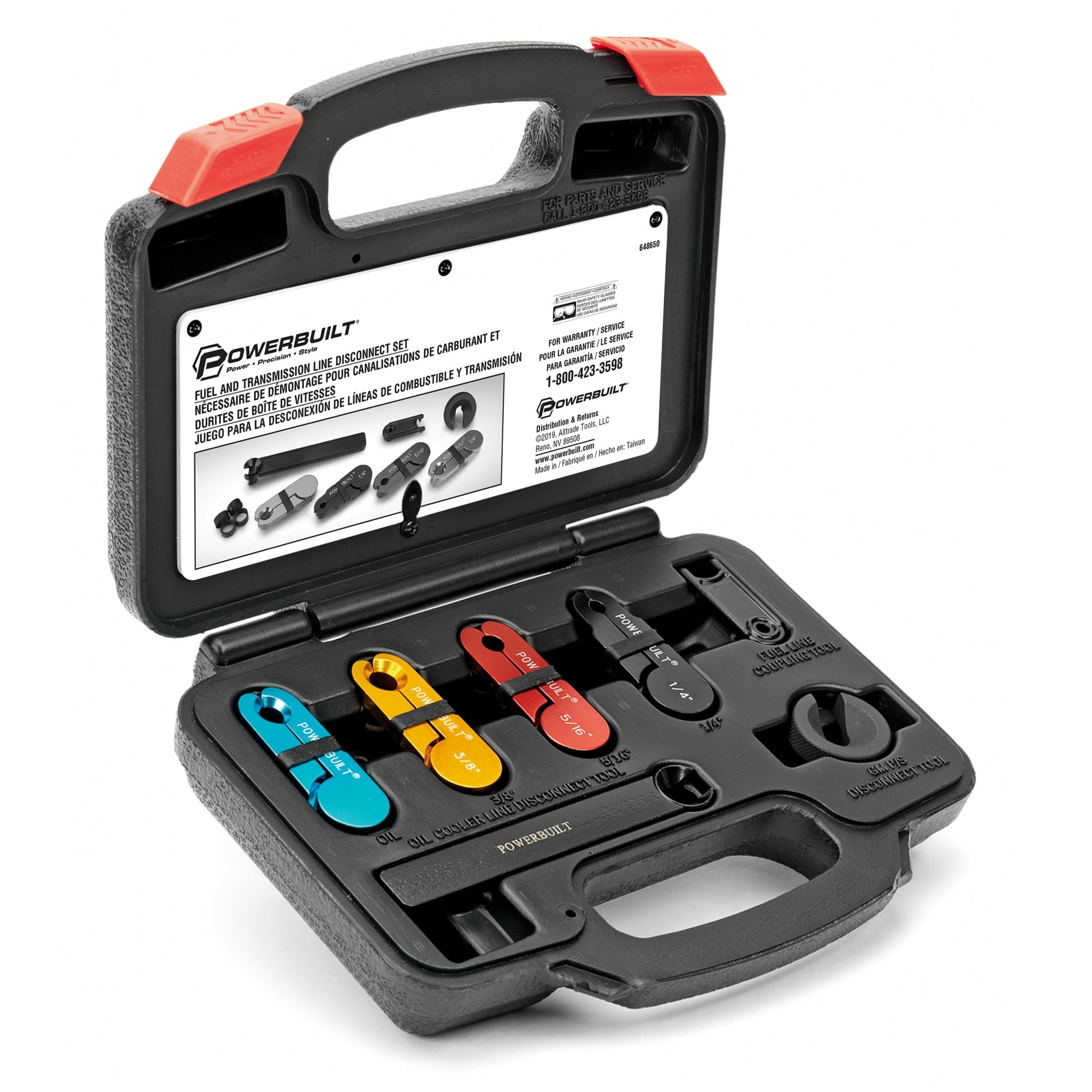Powerbuilt Fuel and Transmission Line Disconnect Set - 648650 - Walmart.com