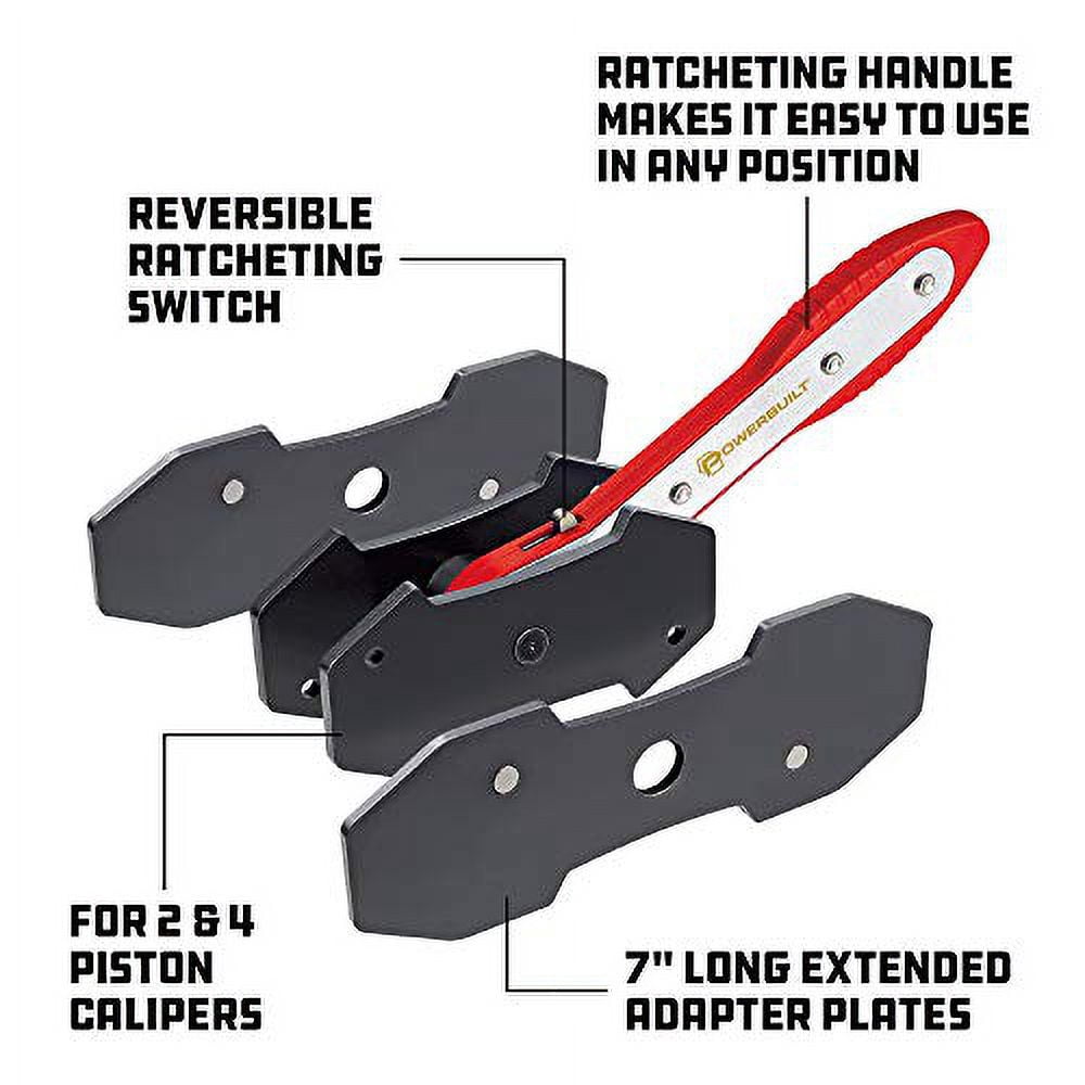 Powerbuilt Ratcheting Brake Caliper Piston Spreader Press Tool - 647861 ...