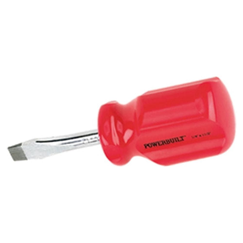 Powerbuilt Slotted Screwdriver 1/4-Inch x 1-1/2-Inch - 646011 - Walmart.com