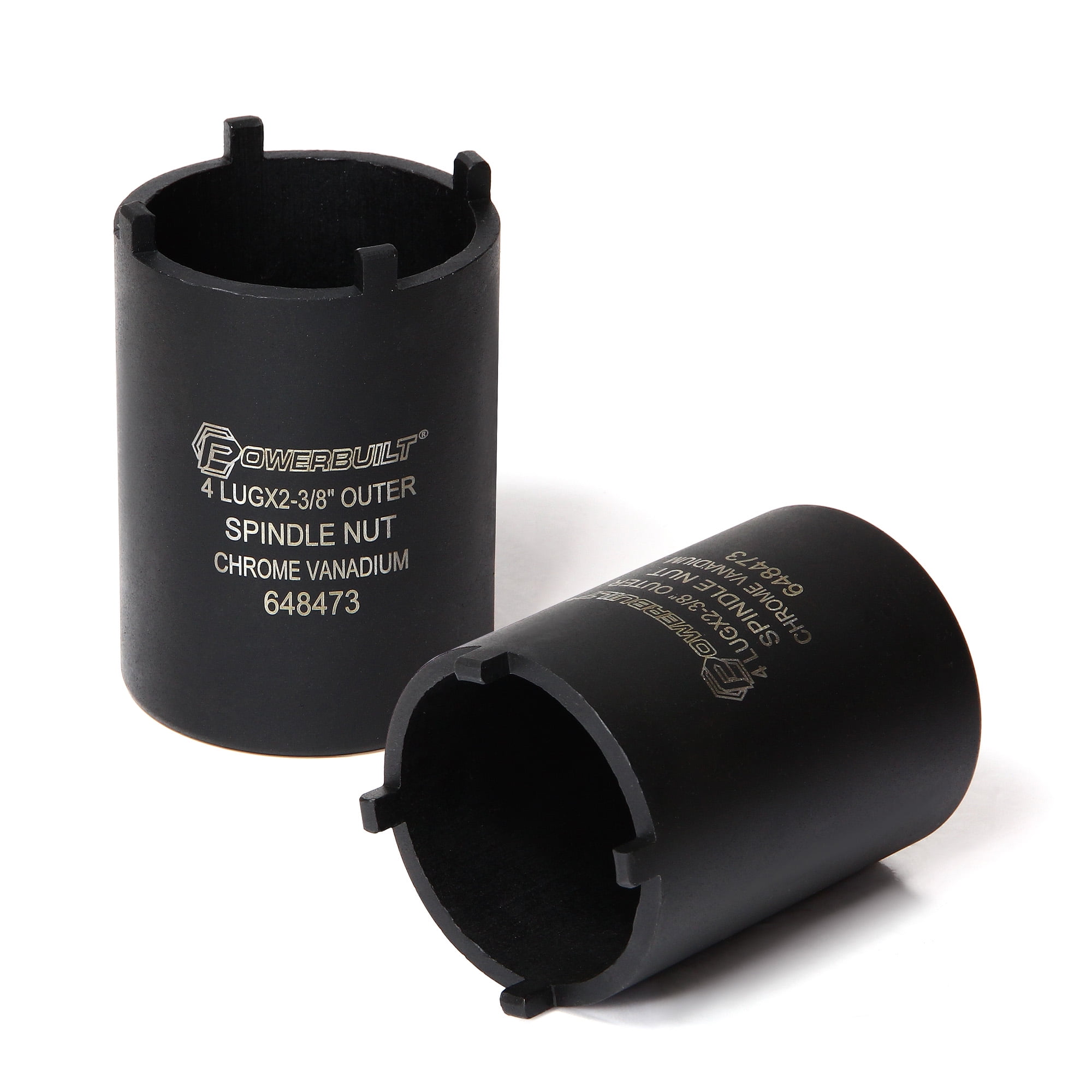 Powerbuilt Spindle Nut Socket - 4 Lugs Outer - 648473 - Walmart.com