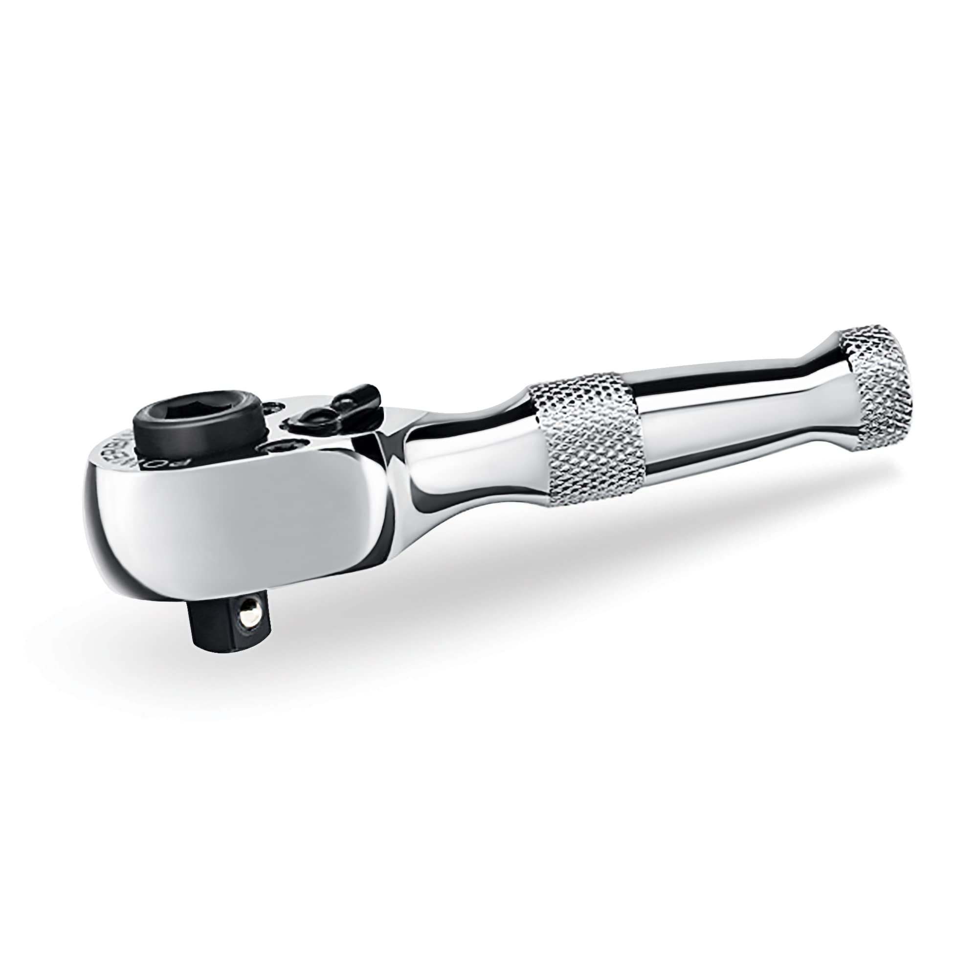 Powerbuilt Stubby Ratchet, Mini 1/4 Inch Ratchet Wrench, Reversible 72 ...