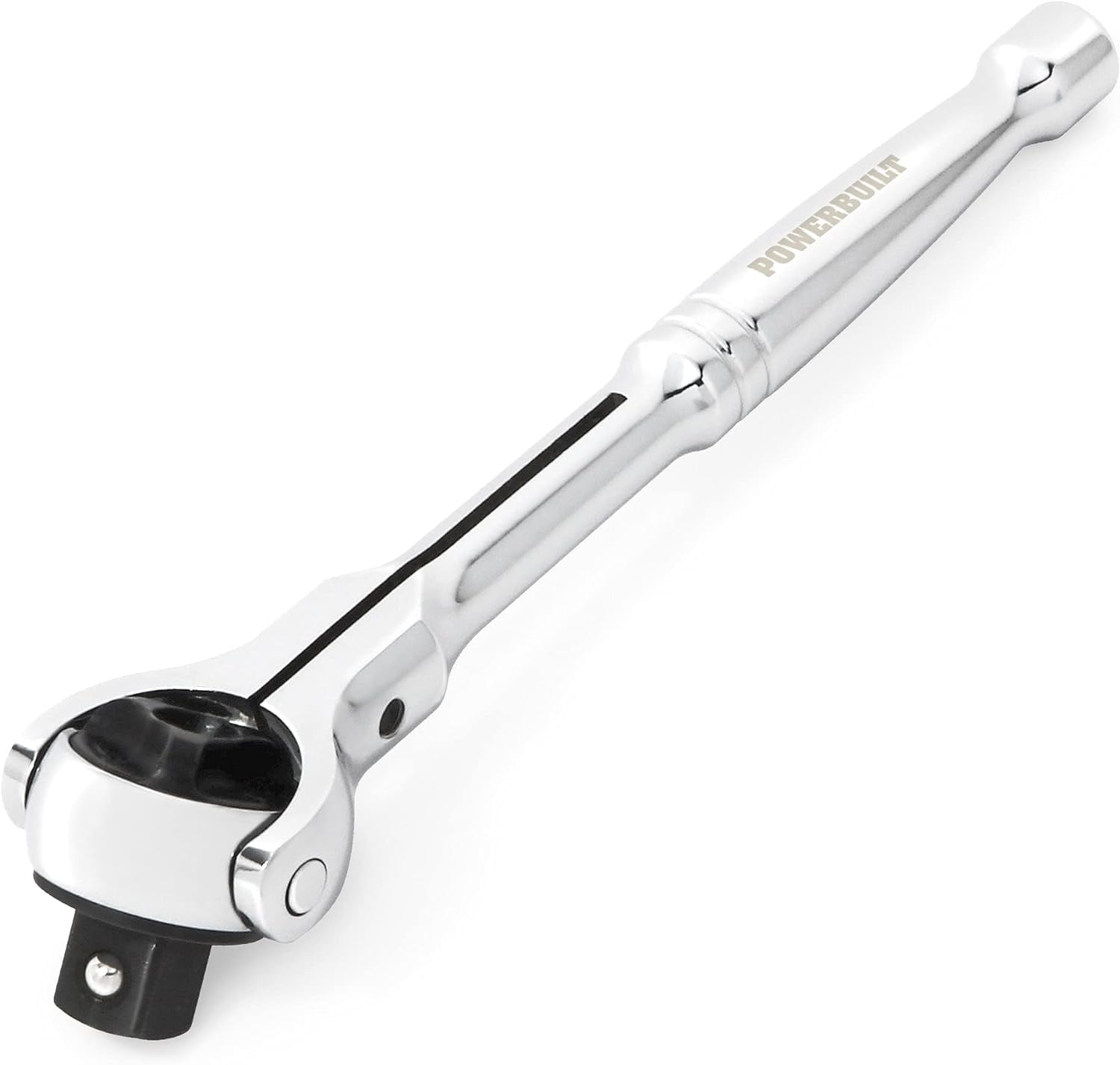 Powerbuilt Swivel Head Ratchet, 3/8 Inch Drive Hand Tools, Rotating, 72 ...