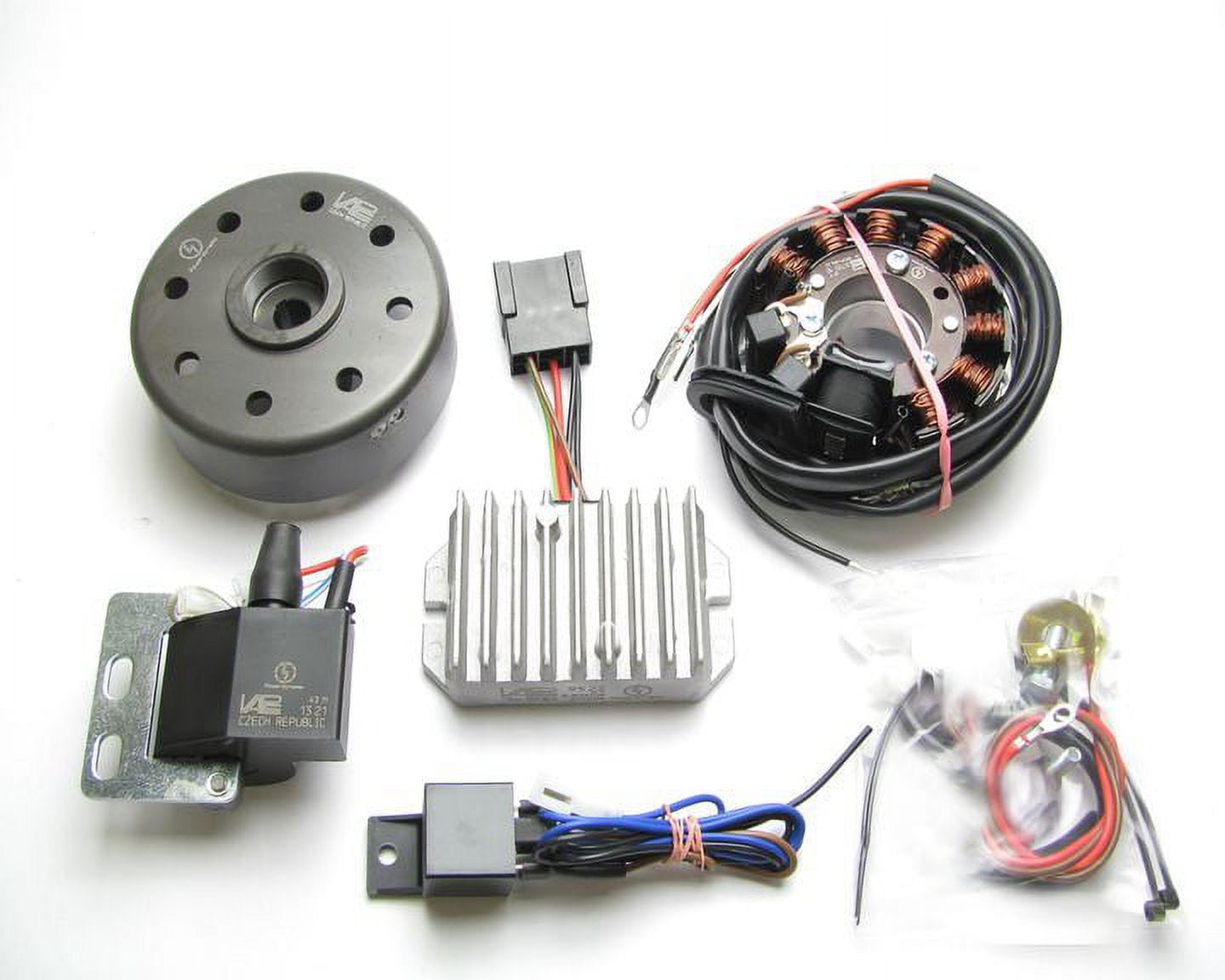Powerdynamo VAPE Ignition System Stator fits MZ ES TS ETS 125 150 DC 12 Volt - Walmart.com
