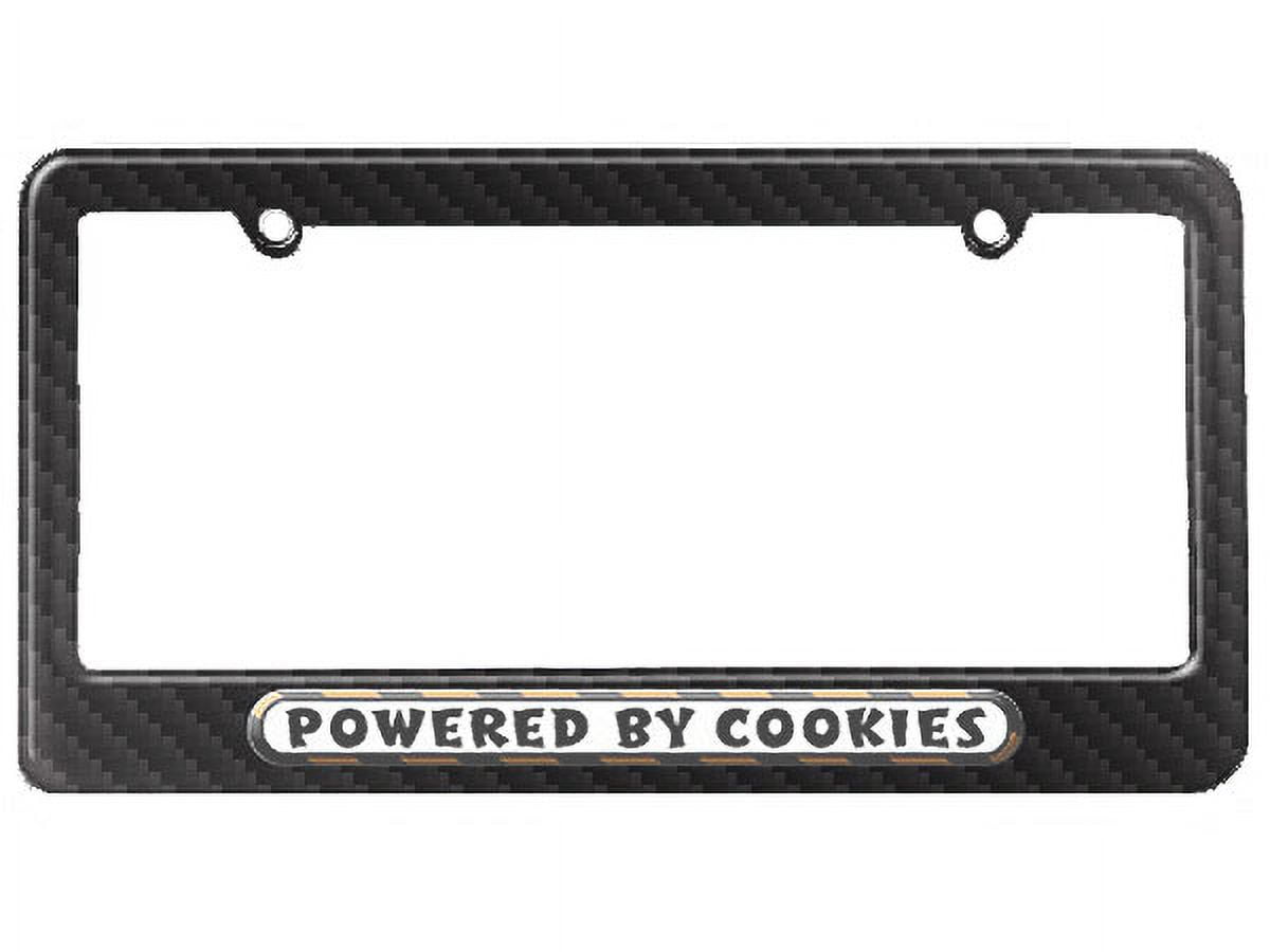 Powered By Cookies License Plate Frame - Walmart.com