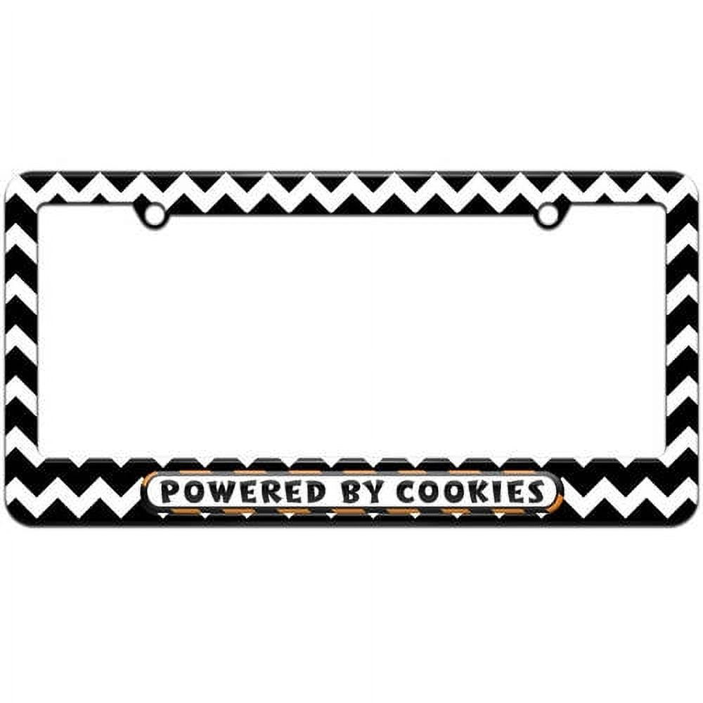 Powered By Cookies License Plate Tag Frame, Multiple Colors - Walmart.com