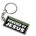 Powered By Jesus Keychain Key Chain Ring - Walmart.com