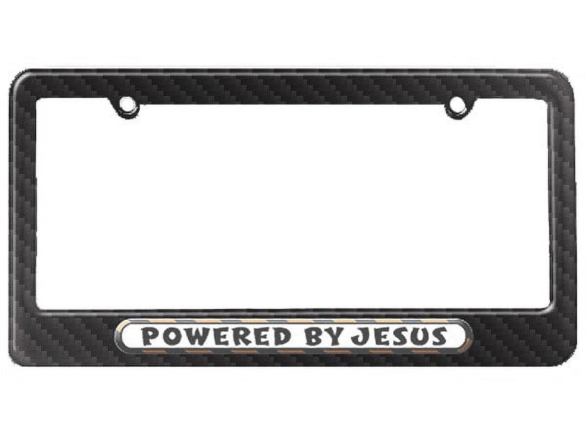 Powered By Jesus License Plate Frame - Walmart.com