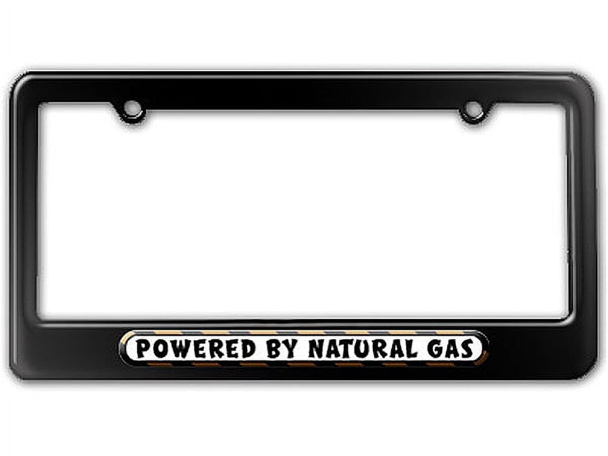 Powered By Natural Gas License Plate Frame - Walmart.com