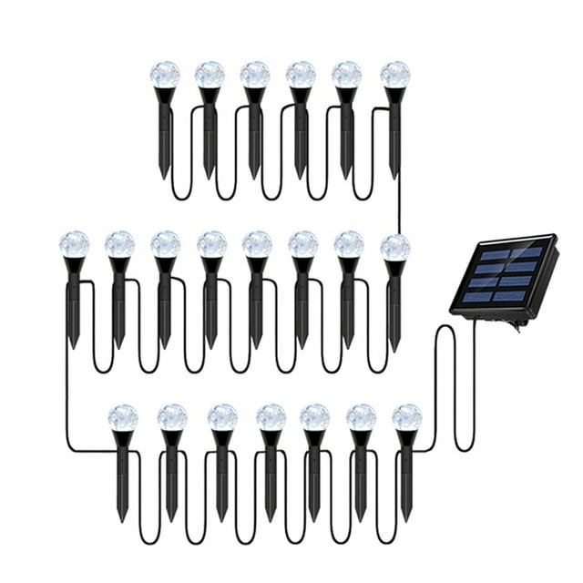 Powered Solar Ground Plug Light Lawn Lights 675X10.5X2CM - Walmart.com