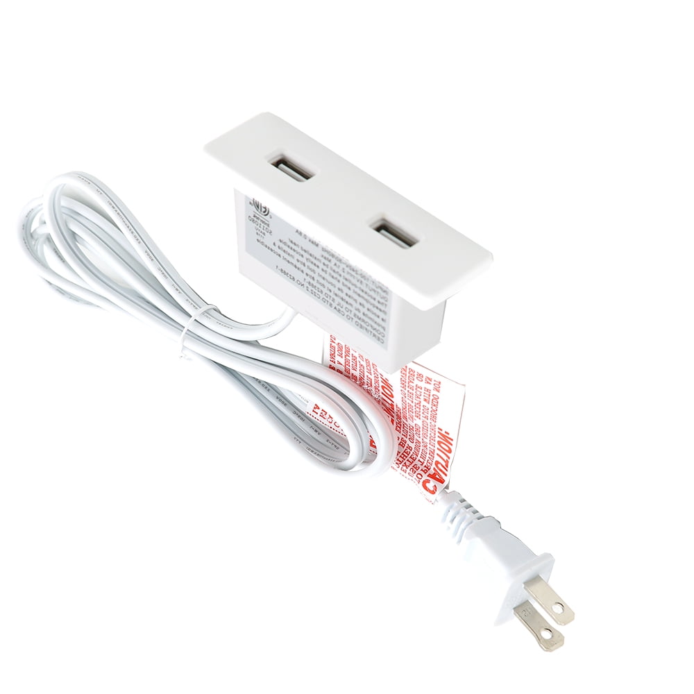 Powered USB Hub Socket Recessed USB Power Strip Outlet with Power ...