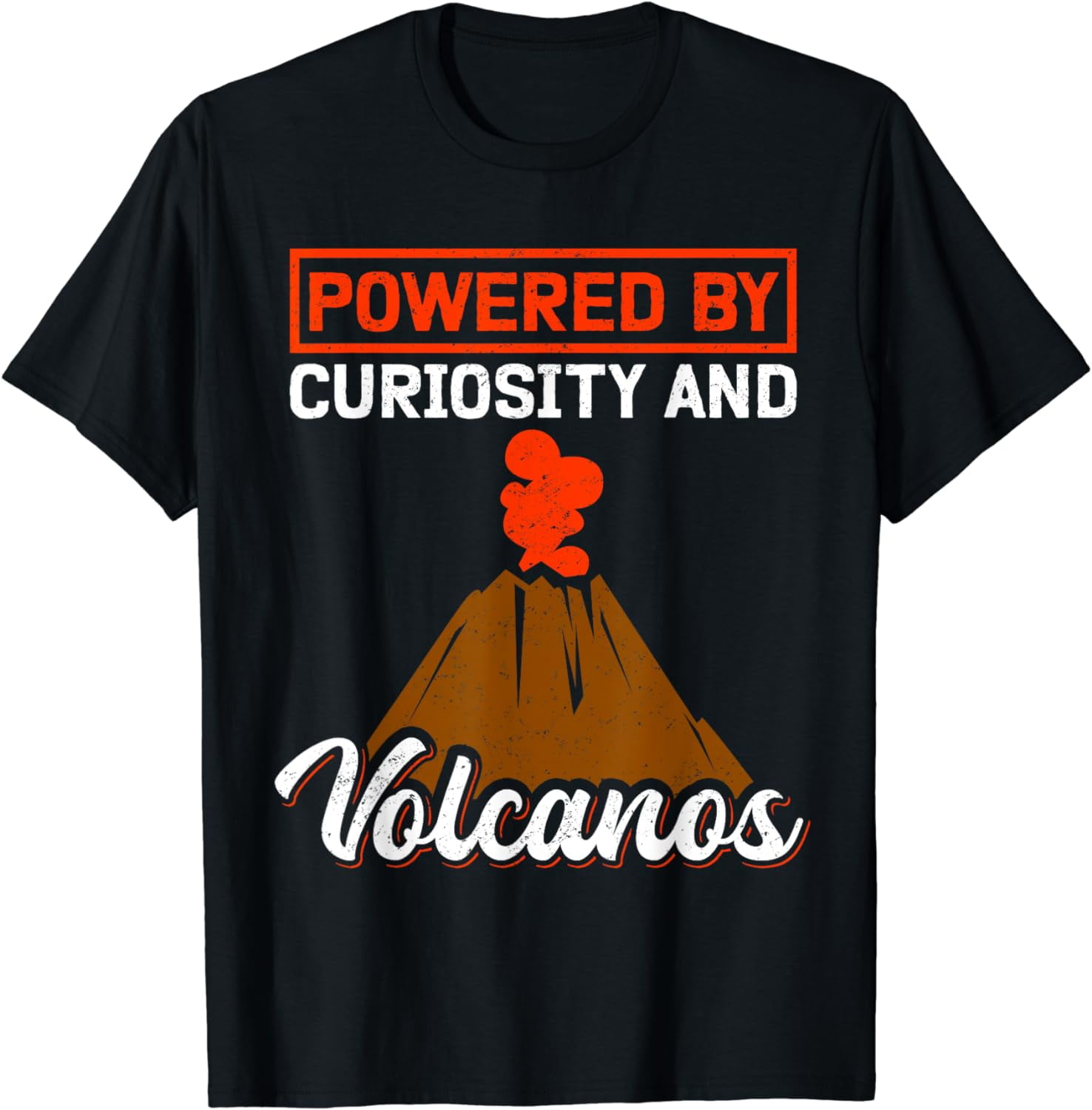 Powered by Curiosity & Volcanoes Hawaii Volcano T-Shirt - Walmart.com