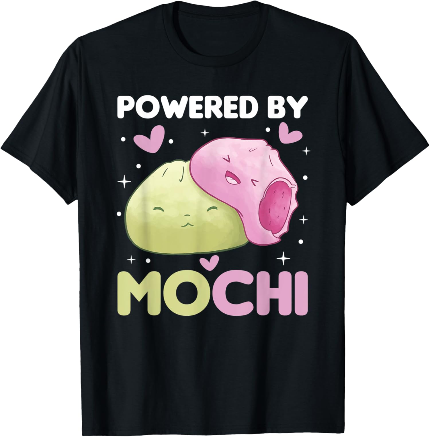 Powered by Mochi - Kawaii Mochi Ice Cream T-Shirt - Walmart.com