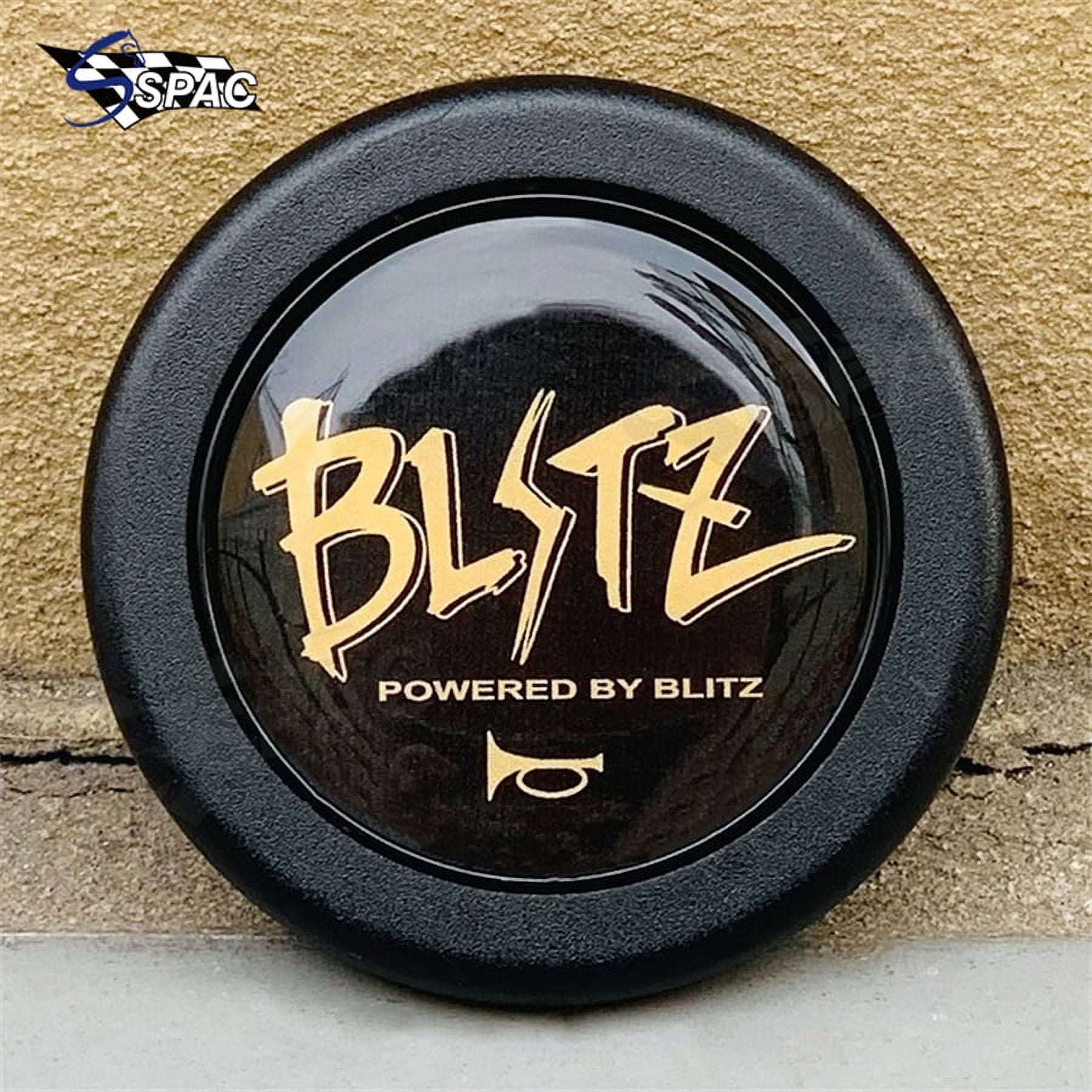 Powered of BLITZ Steering Wheel Horn Button for Universal Racing Car - Walmart.com
