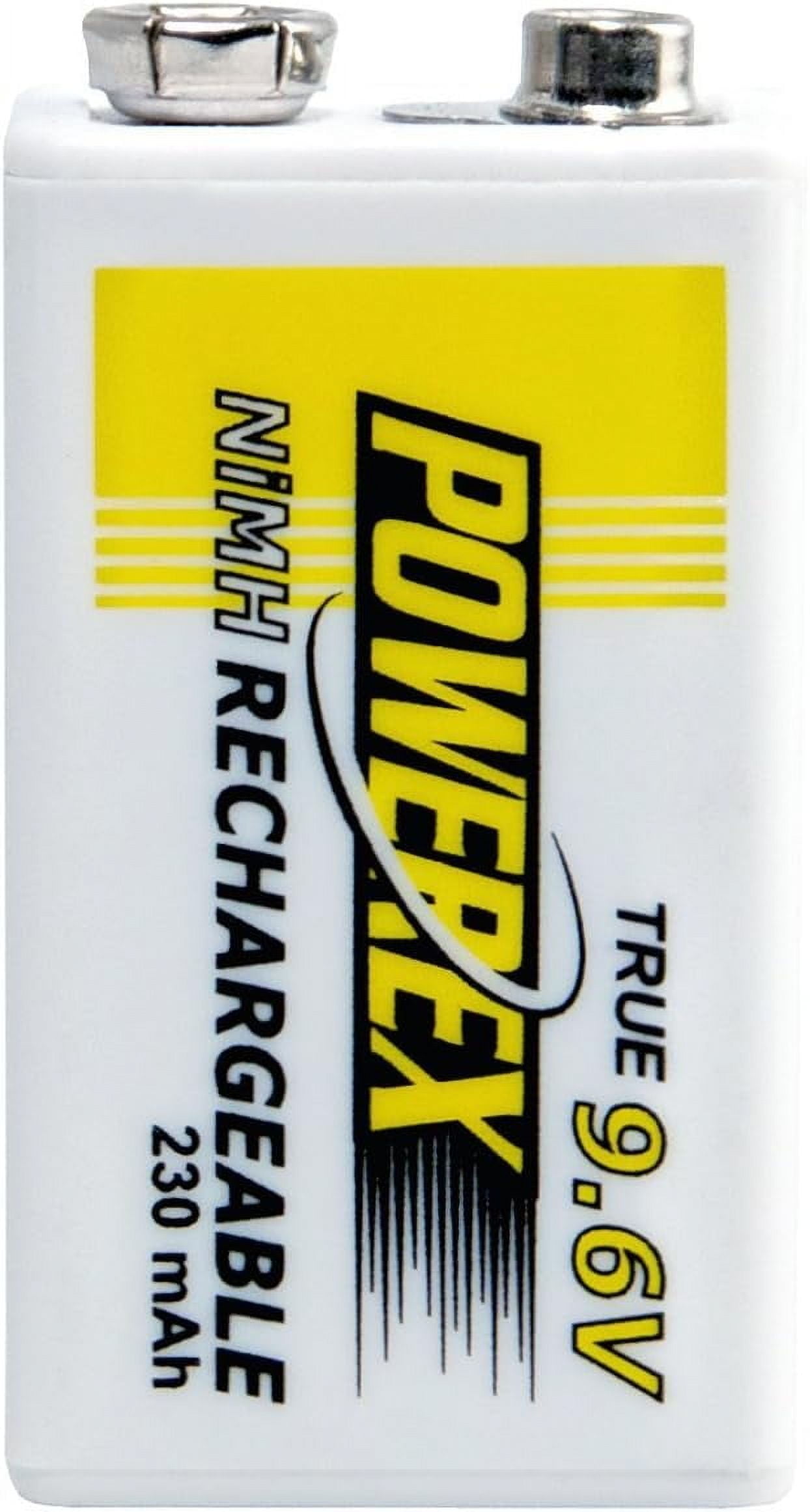Powerex Maha MH-96V230 9.6V 230mAh Rechargeable NiMH - 4 Pack - Walmart.com