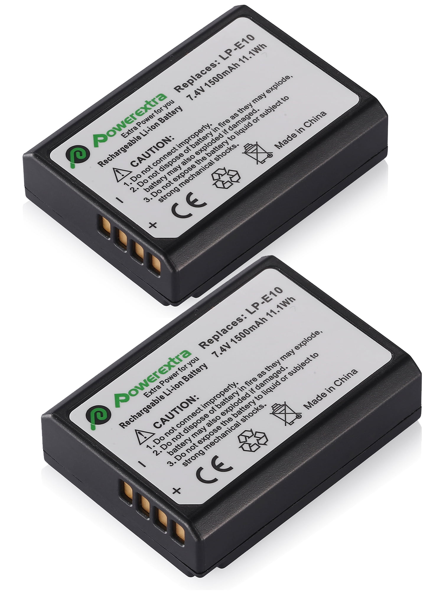 Powerextra Decoded LP-E10 Battery Pack for Canon Rebel T3 T5 EOS 1100D ...