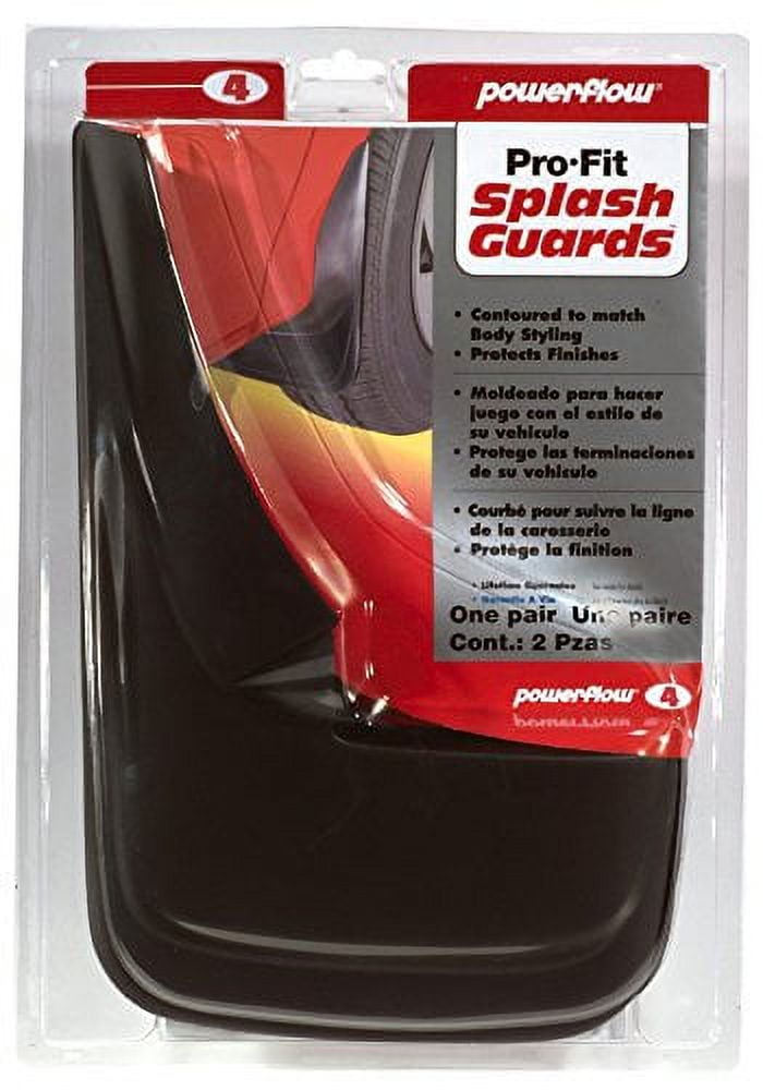 Powerflow 6404 Pro-Fit Splash Guards-Trucks & Vans. 1 pair Fits select ...