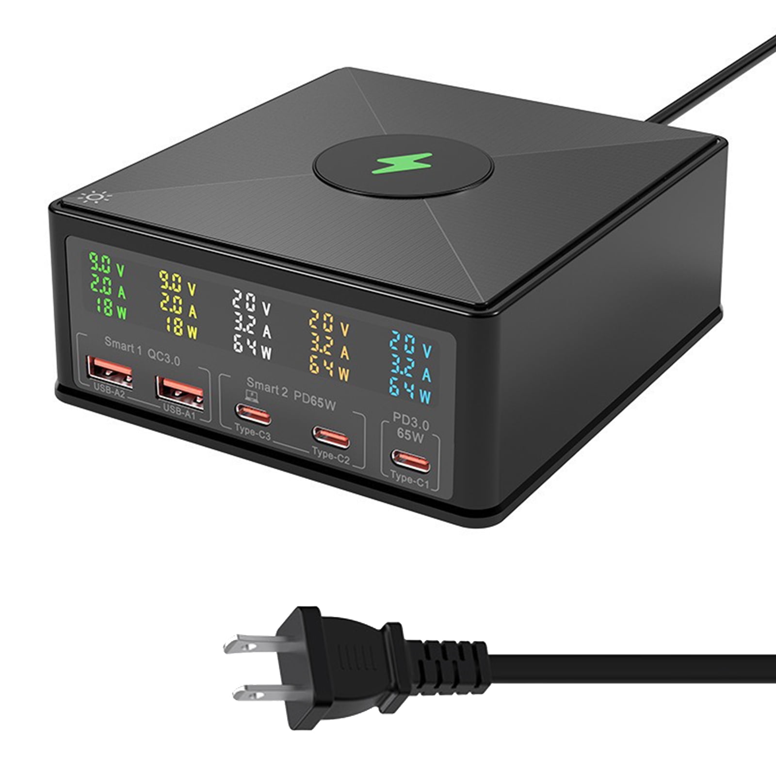 Powerful 160W Multiple Device Charging Desk Stand Supporting Power ...