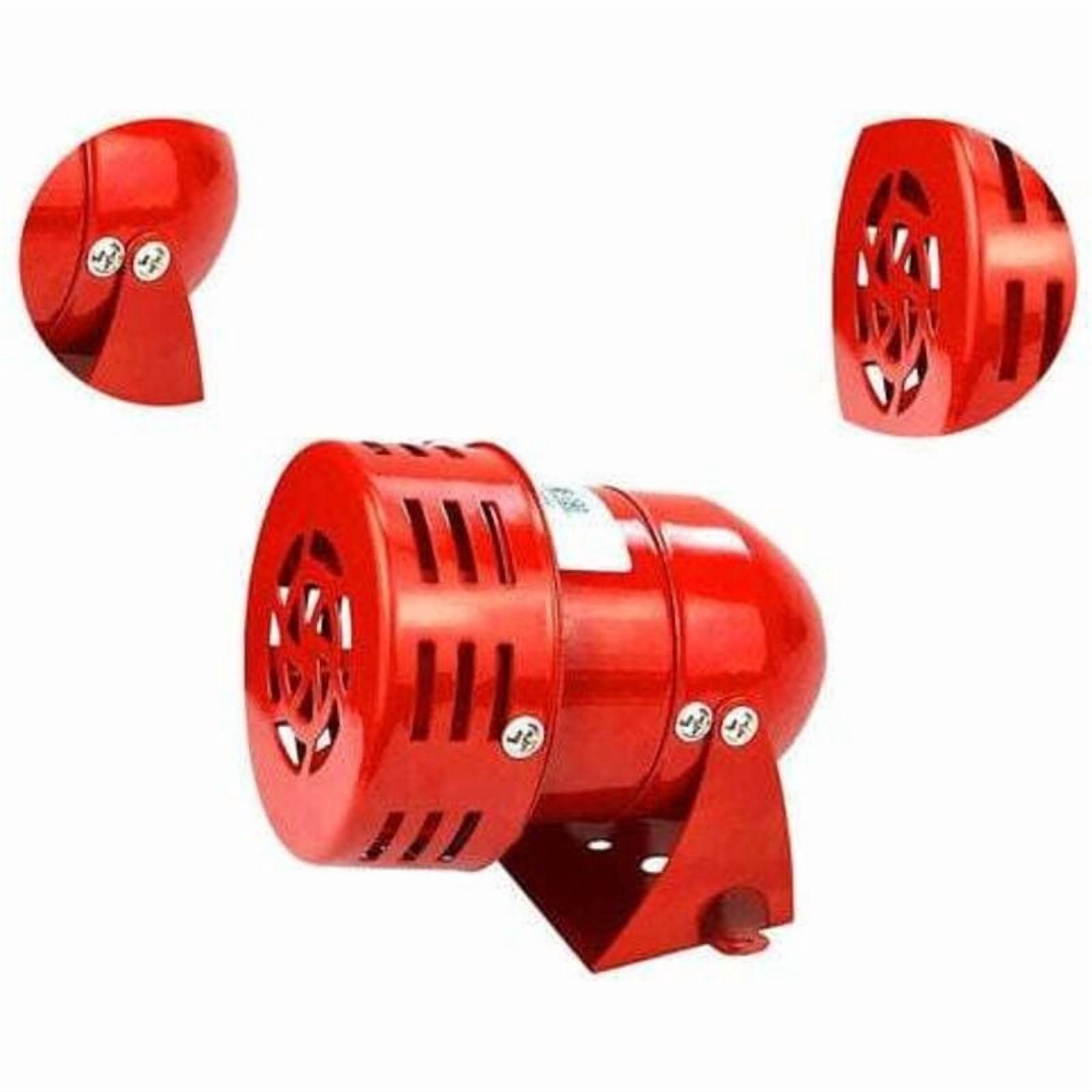 Powerful 220V Outdoor Siren Alarm 120dB Red Metal Horn for Industry ...