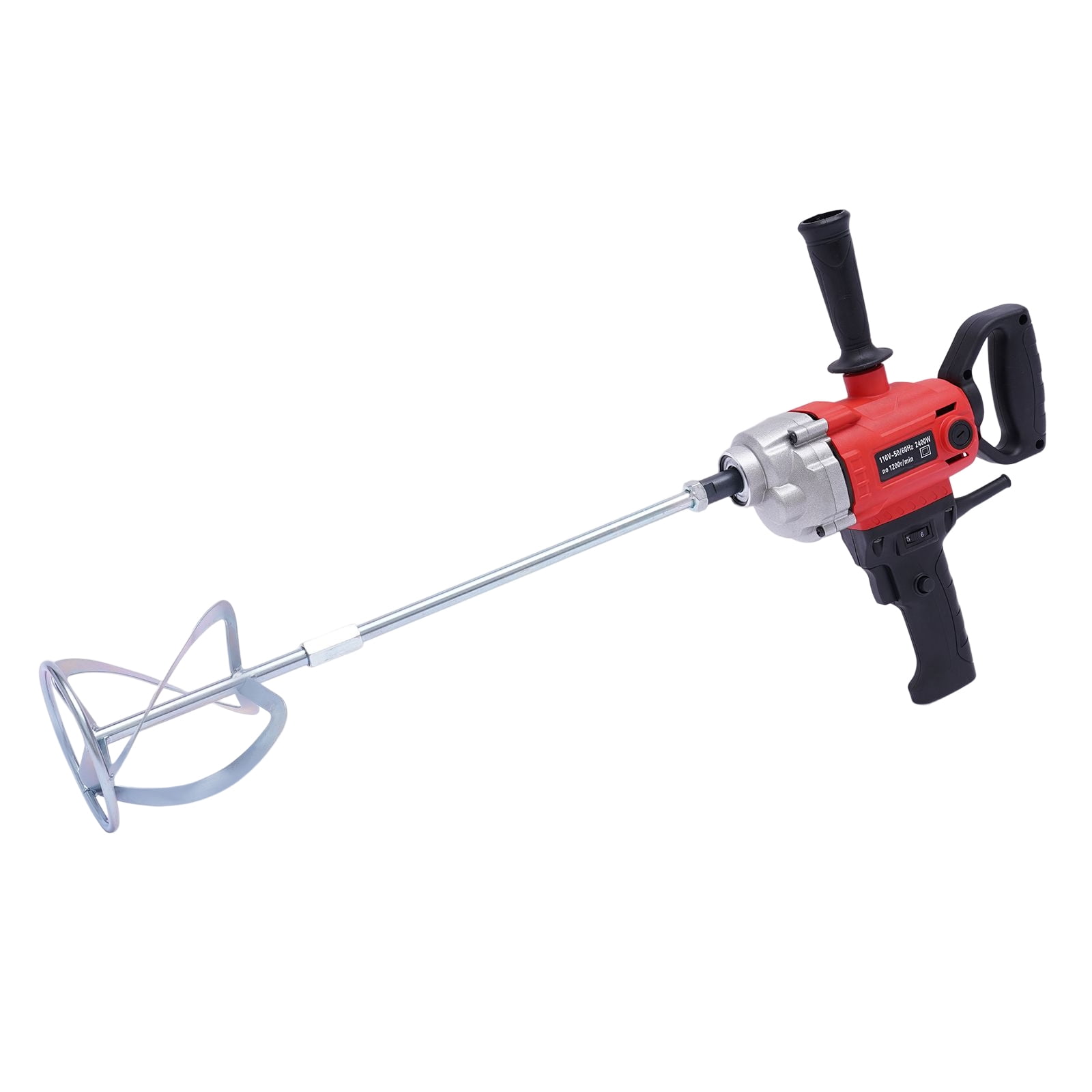 Powerful 2400W Drill Mixer with Adjustable Speed, 1200rpm Unloading ...