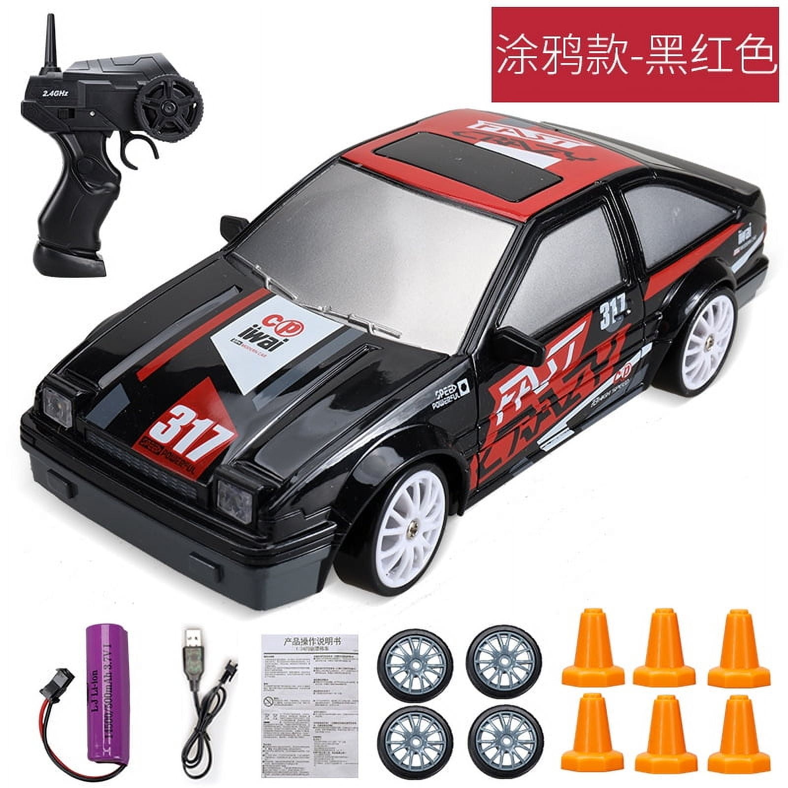 Powerful 4wd rc drift car toy 2.4g rapid drifter racing car remote ...