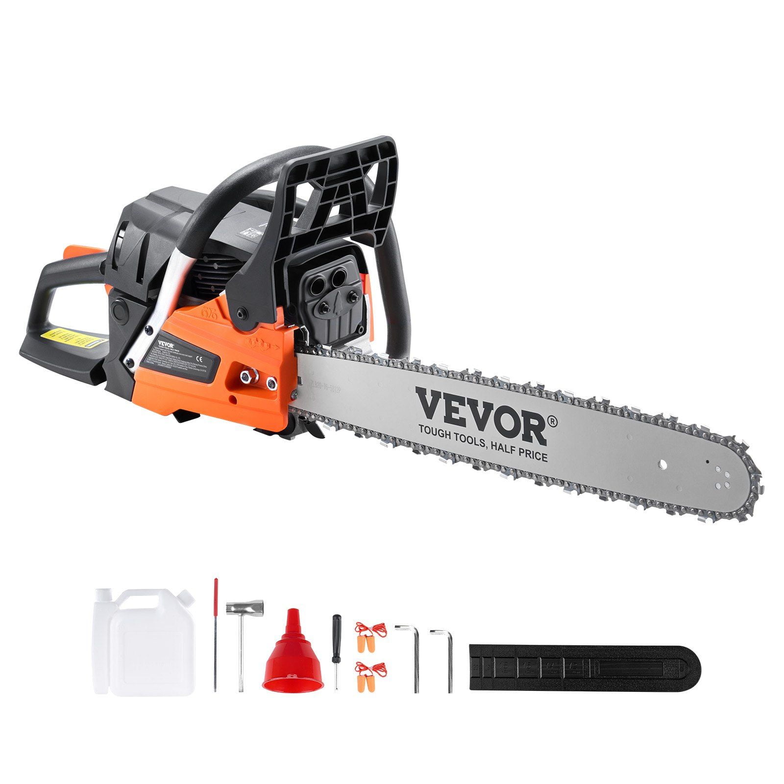 High-Power 58CC 20 Inch Gas Chainsaw, Gasoline Engine Wood Cutting Tool ...