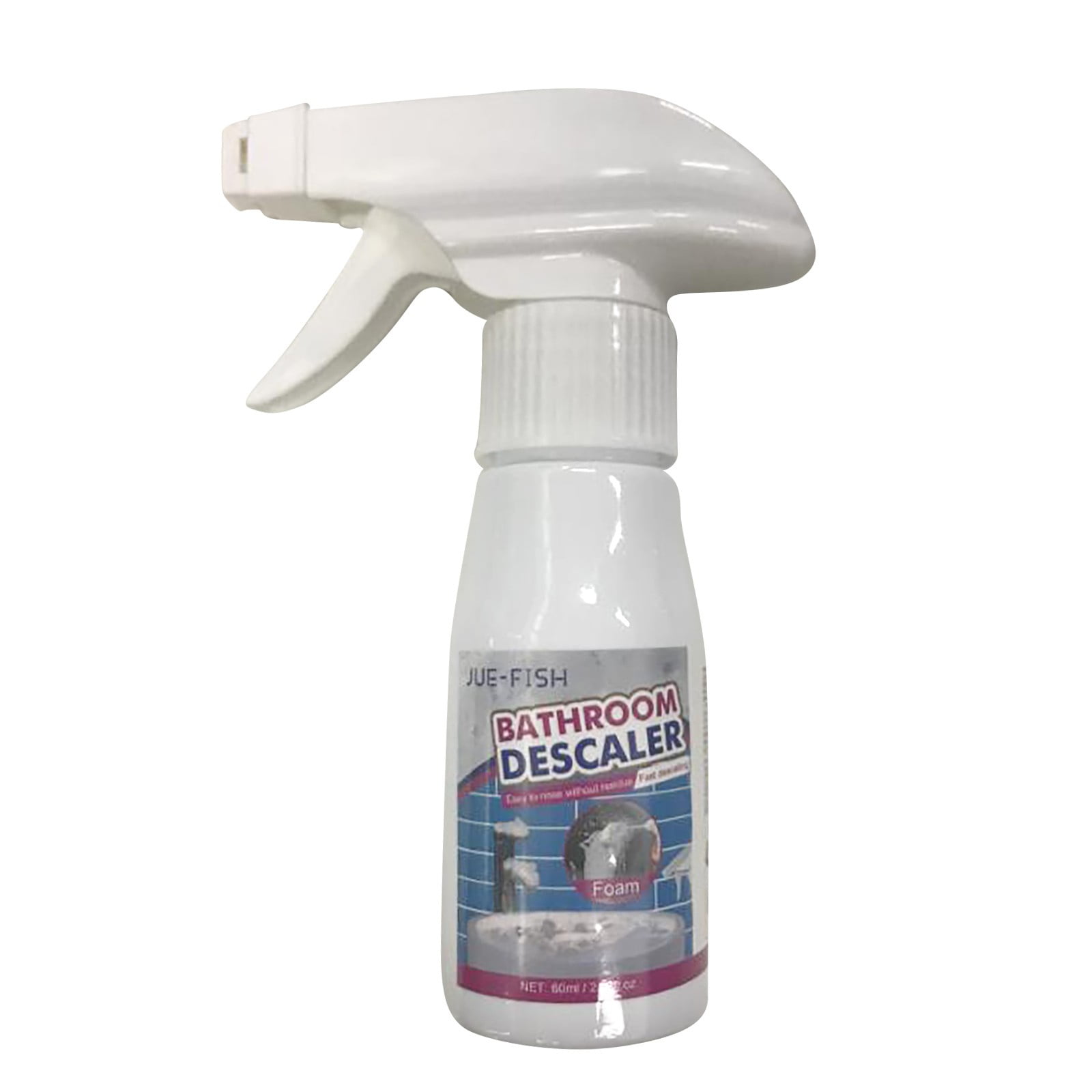 Powerful 60ML Bathroom Cleaner Spray - Fast-Acting Stain Remover for ...