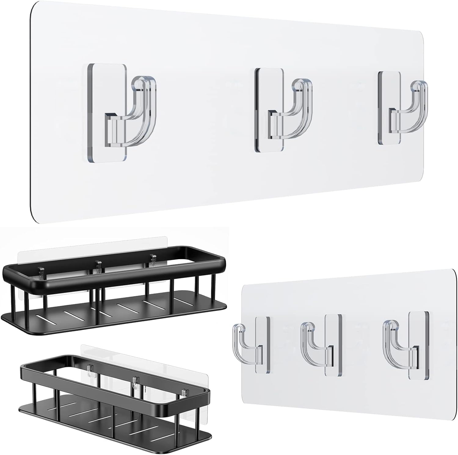 Powerful Adhesive Strips for Shower Caddy - Replacement Stickers ...