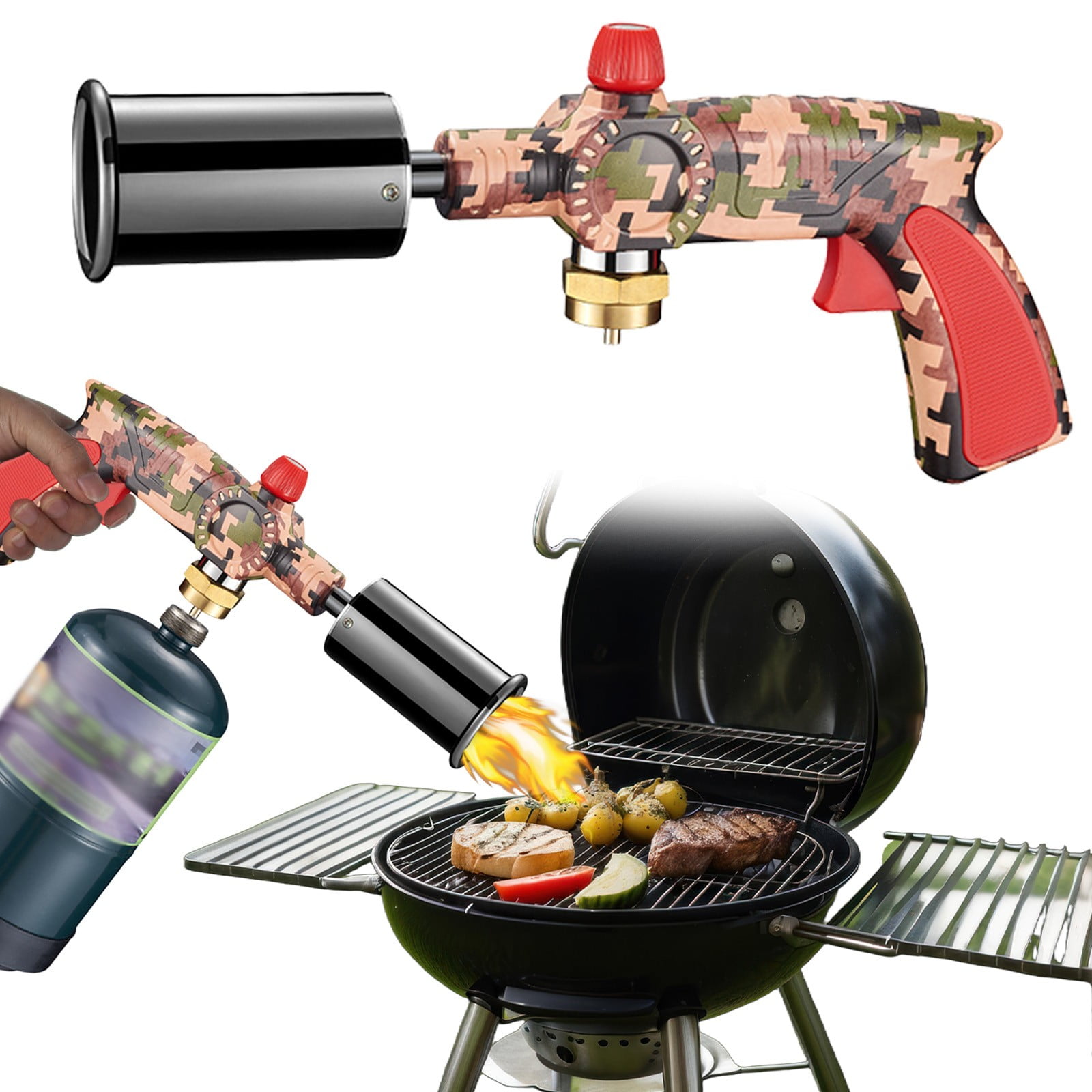 Powerful Adjustable Propane Torch for Grill Cooking and Searing Steak ...
