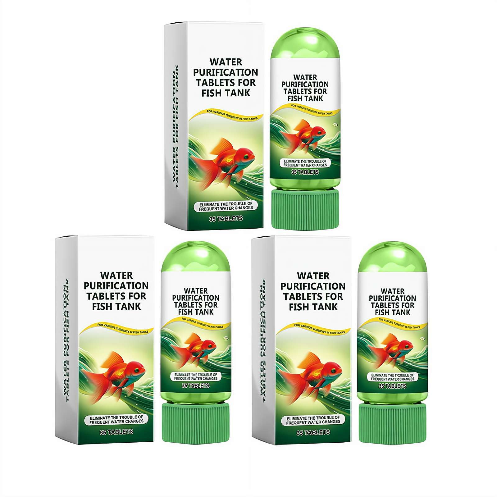 Powerful Aquarium Water Purification Tablet, Fast Water Purification ...