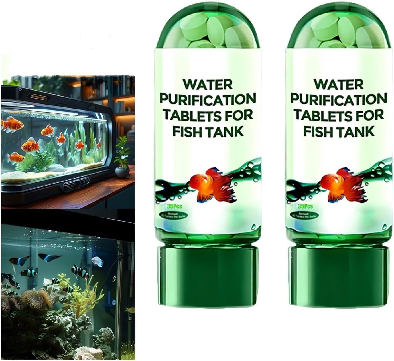 Powerful Aquarium Water Purification Tablet Water Purification Tablets ...