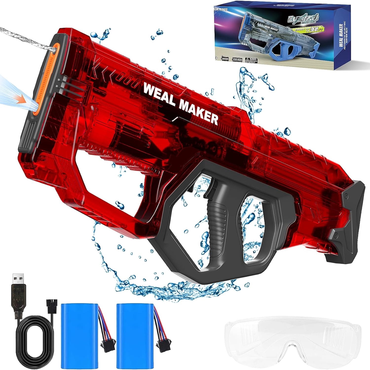 Helicopter With 2023 New Electric s Automatic 32 Ft Range Water Gun