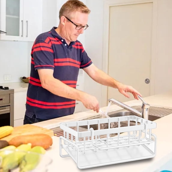 Powerful Band Rod Shelf Drainer for Kitchen Steel Storage Rack for ...